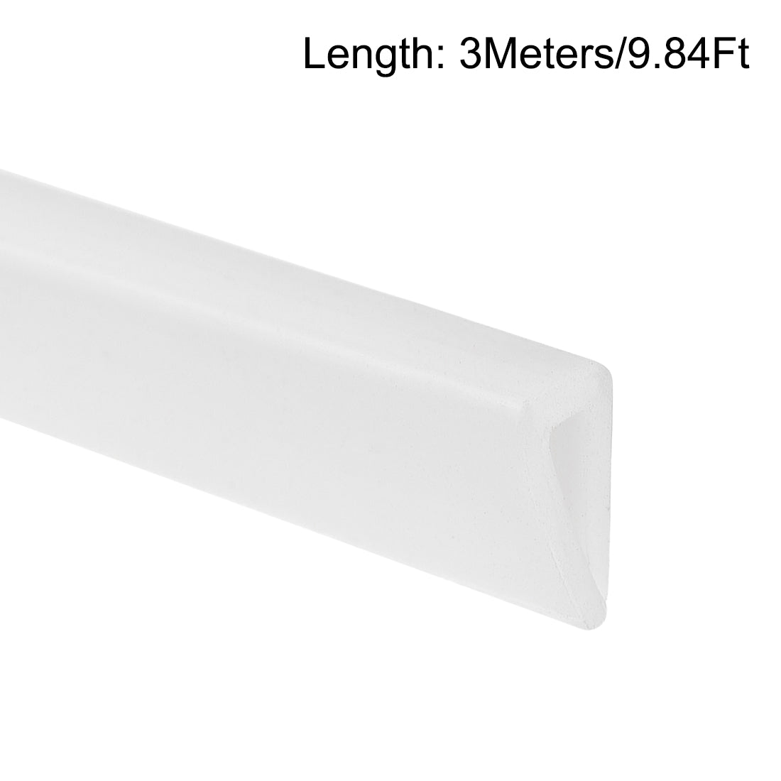 Uxcell Edge Trim U Seal Extrusion, Silicone U Channel Edge Protector ...