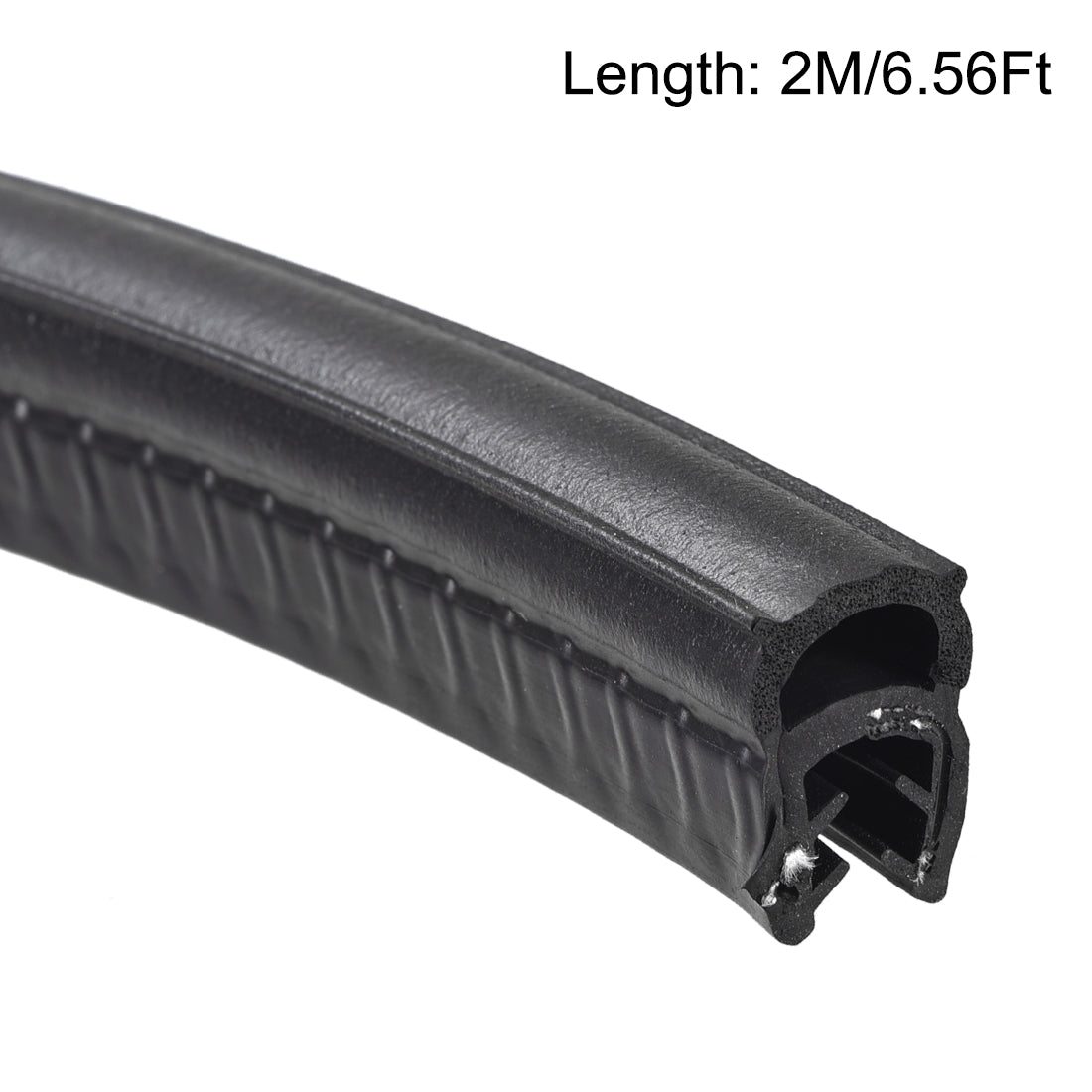 Uxcell Trim Seal with Top Bulb, EPDM Rubber Seal Channel Edge Protector ...