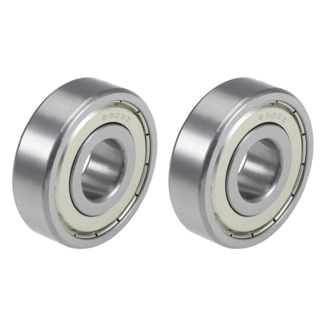 Uxcell Deep Groove Ball Bearings Metric Double Shield Chrome Steel P0 ...
