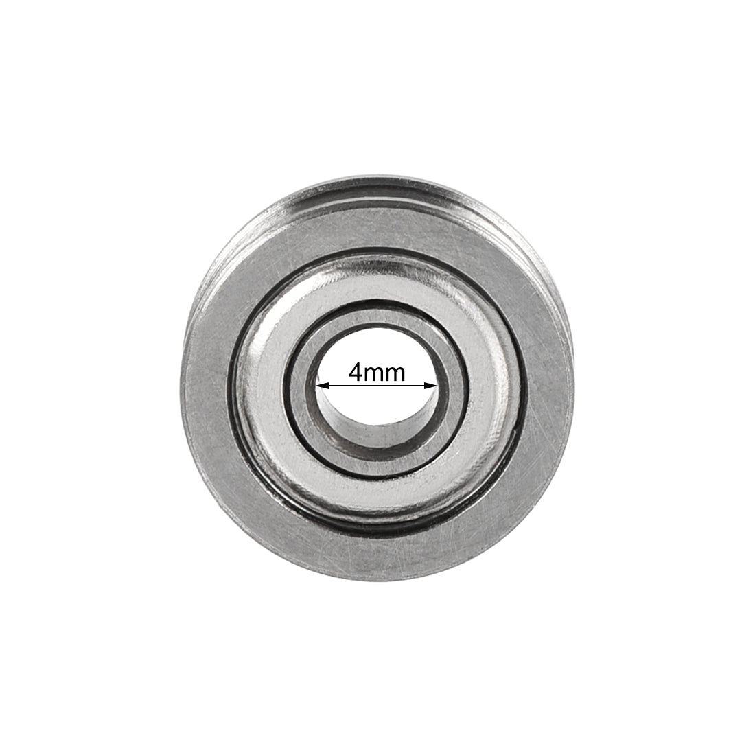 Uxcell 12pcs U604ZZ Deep U Groove Ball Track Guide Bearing 4x13x4mm ...