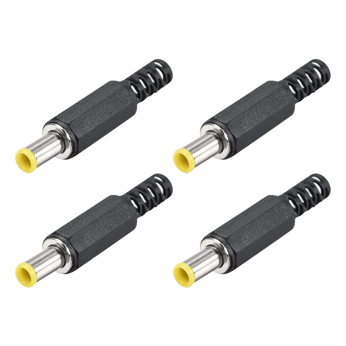 Uxcell 4pcs DC Male Connector 5.3mm x 3.5mm Power Cable Jack Adapter ...