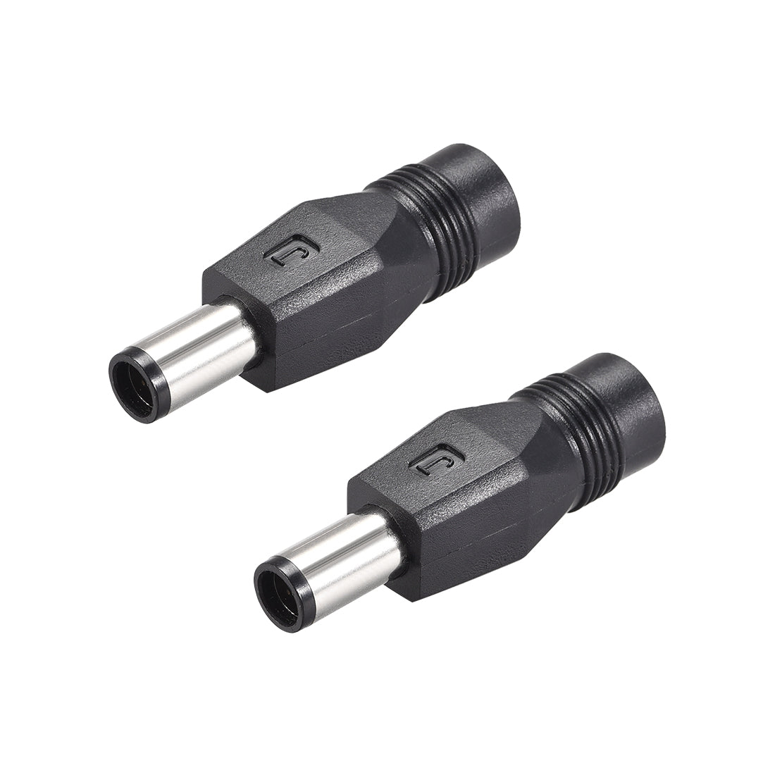Uxcell 2pcs DC Power Adapter,Female 5.5mmx2.1mm to 7.4mmx5.0mm Male ...