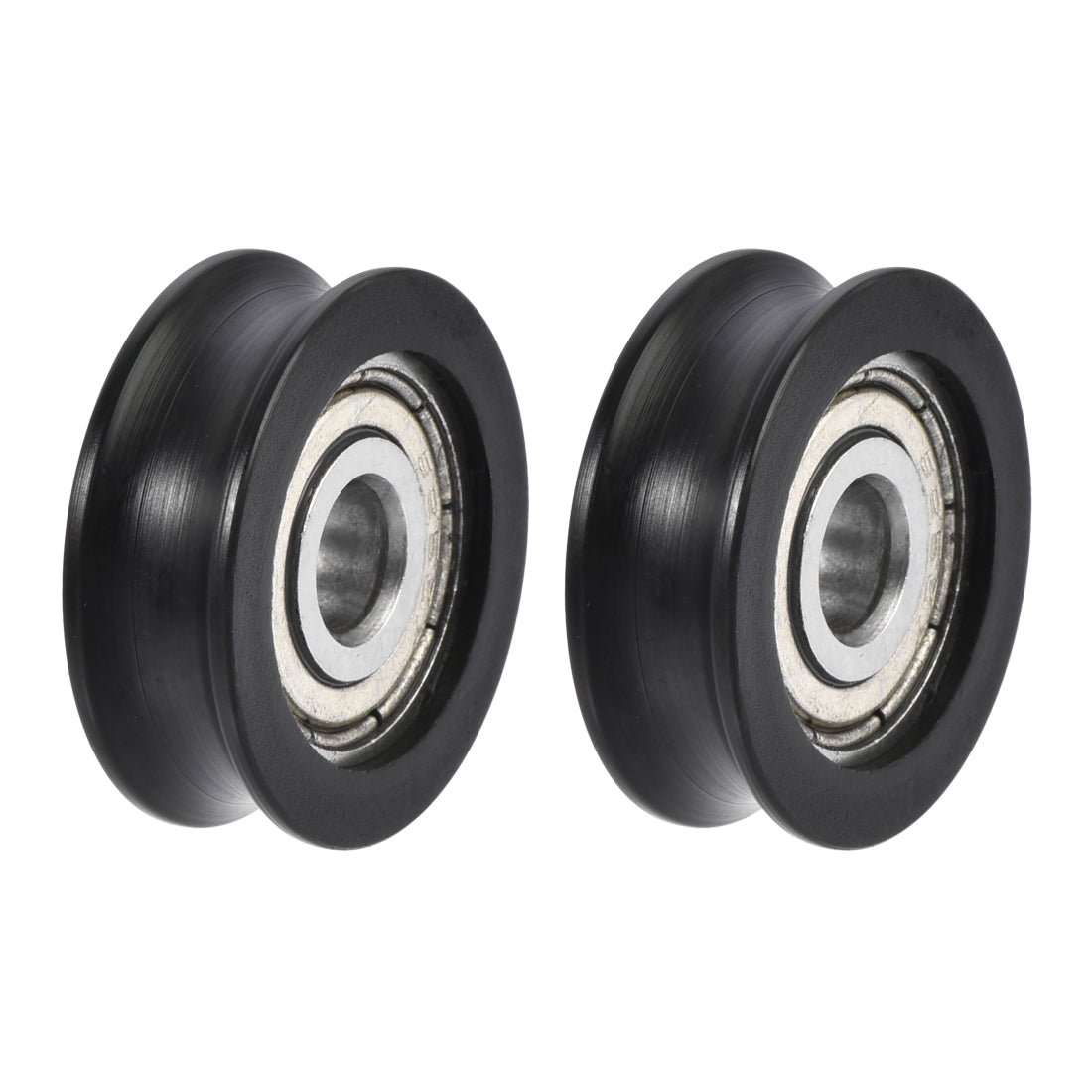 Uxcell U625ZZ U Groove Ball Bearings 5x20x7mm Double Shielded (GCr15 ...