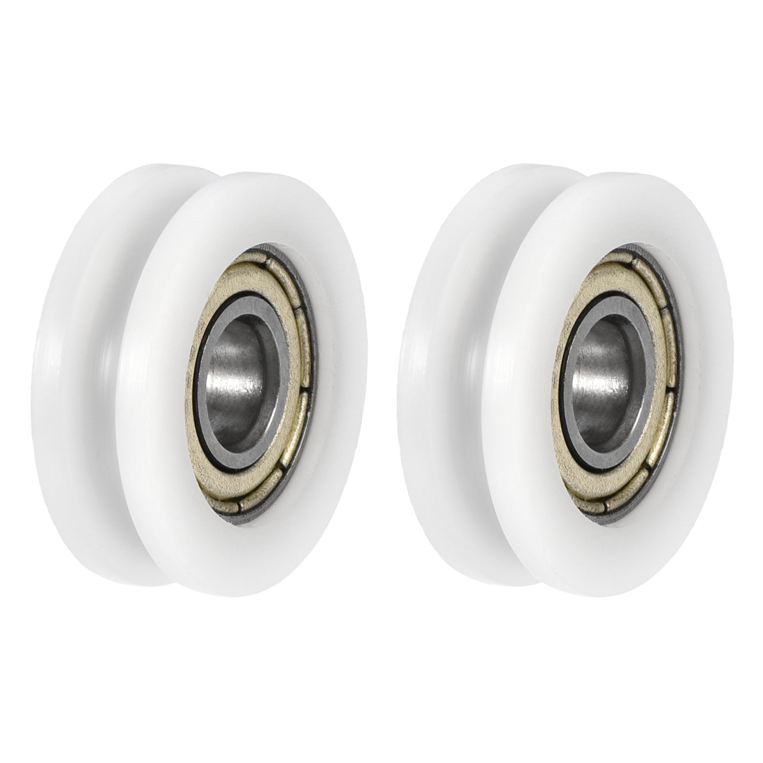 Uxcell U Groove Ball Bearings 6x21x7mm Double Shielded (GCr15) Bearings ...
