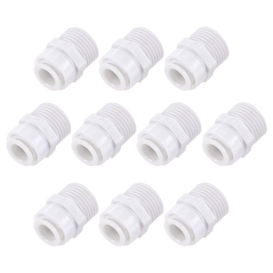 Uxcell Quick Connector G1/2 Male Thread to 3/8" Tube, Straight Connect ...