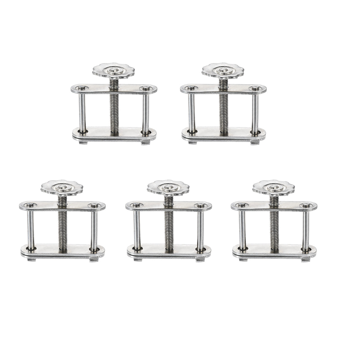 Uxcell Flow Control Tubing Clamps Adjustable Sprial Screw Compressor ...