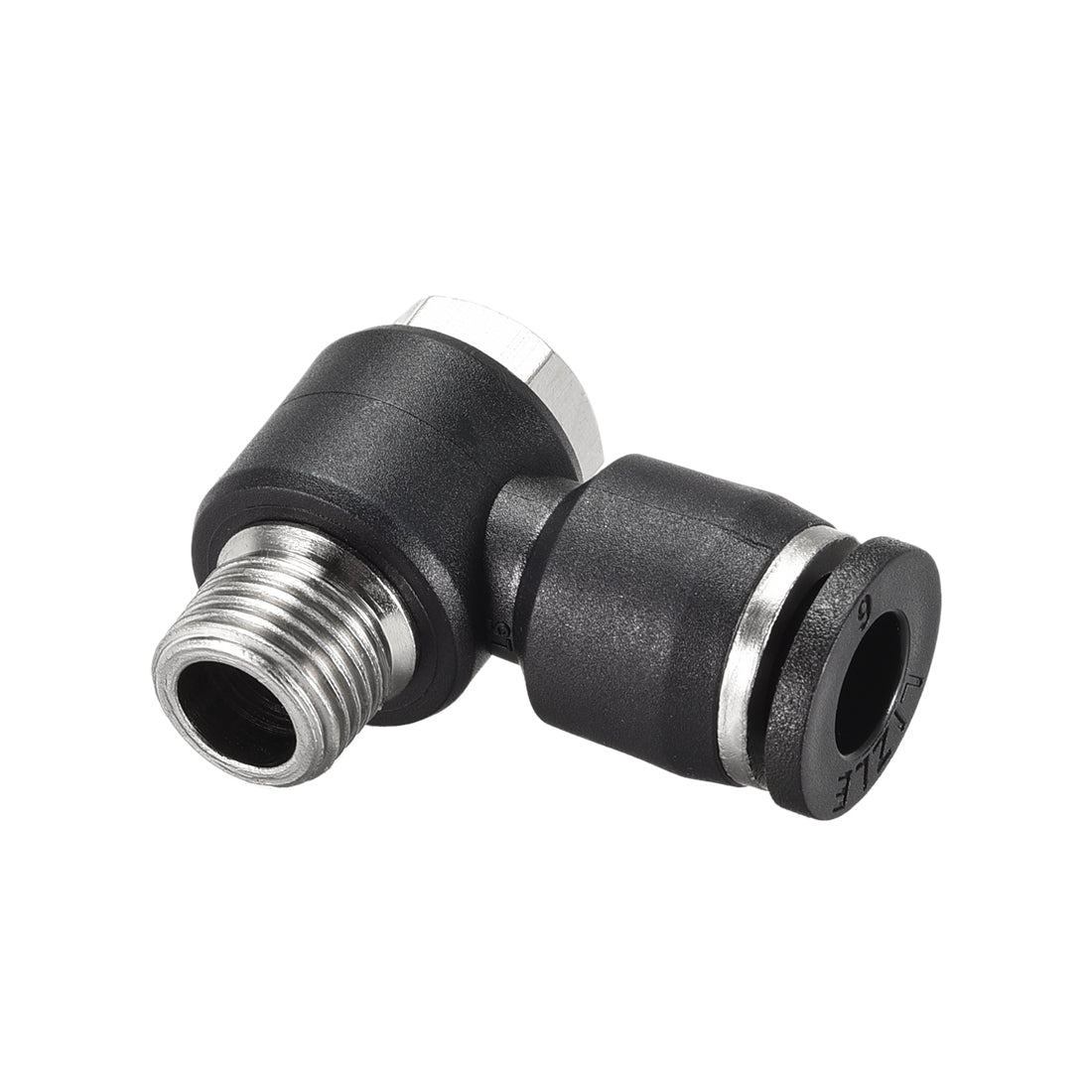 Uxcell Pneumatic Push to Connect Tube Fitting 6mm Tube to 1/8NPT Male Thread Elbow 2Pcs | Harfington