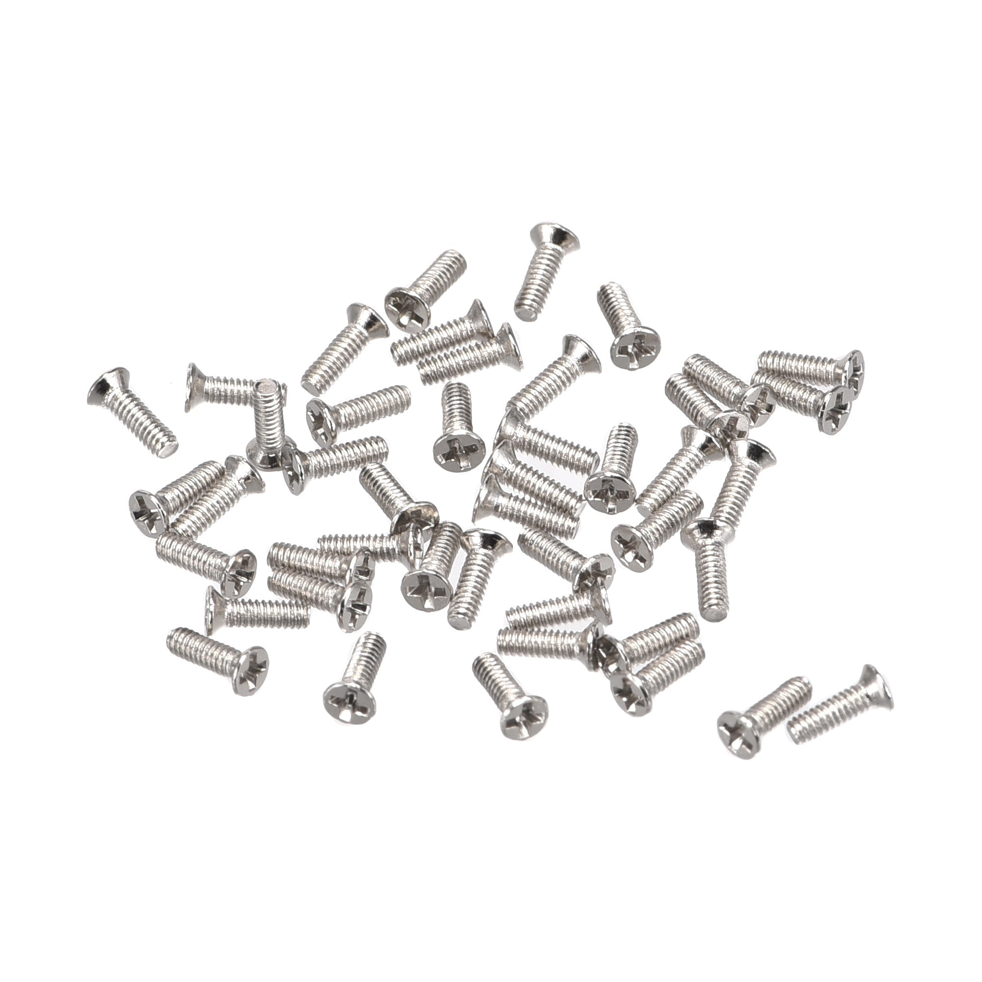 Uxcell M1.2 x 4mm Tiny Screws Phillips Flat Head Screws Carbon Steel ...