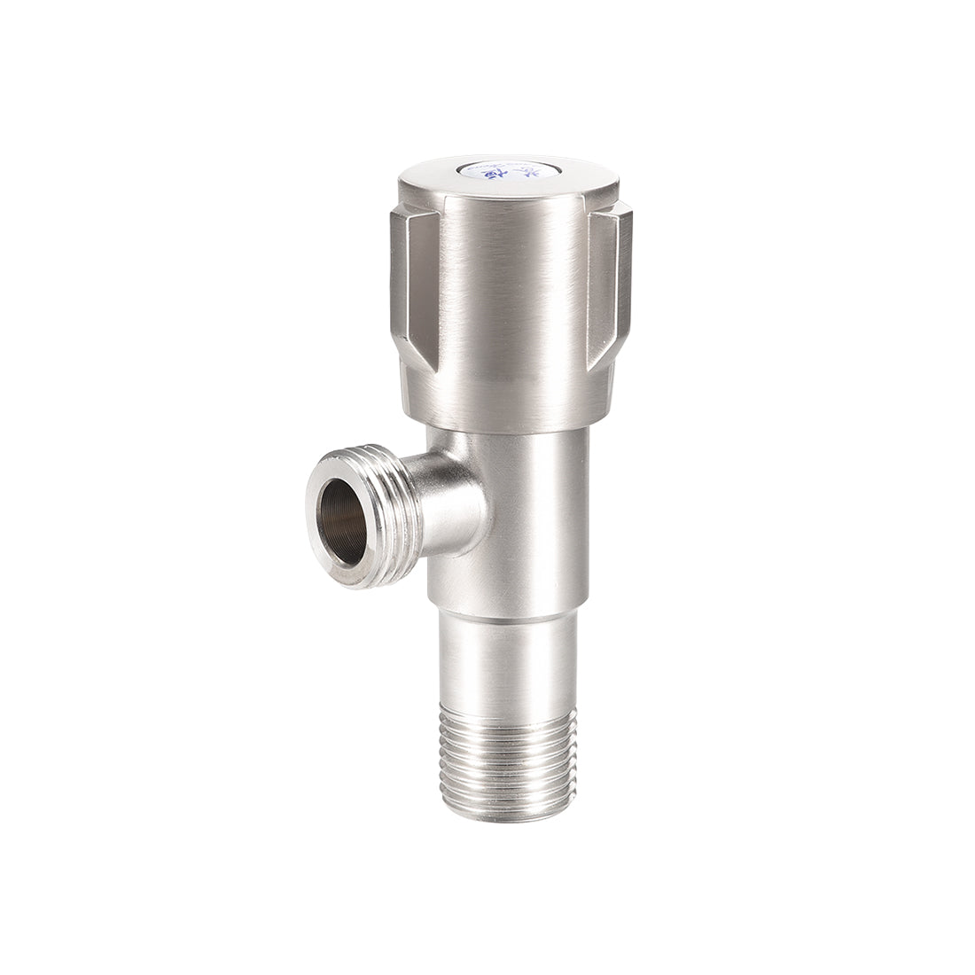 Uxcell Angle Valve Water Stop Valve G1/2 Male Thread 2 Ways Rotary 304 ...