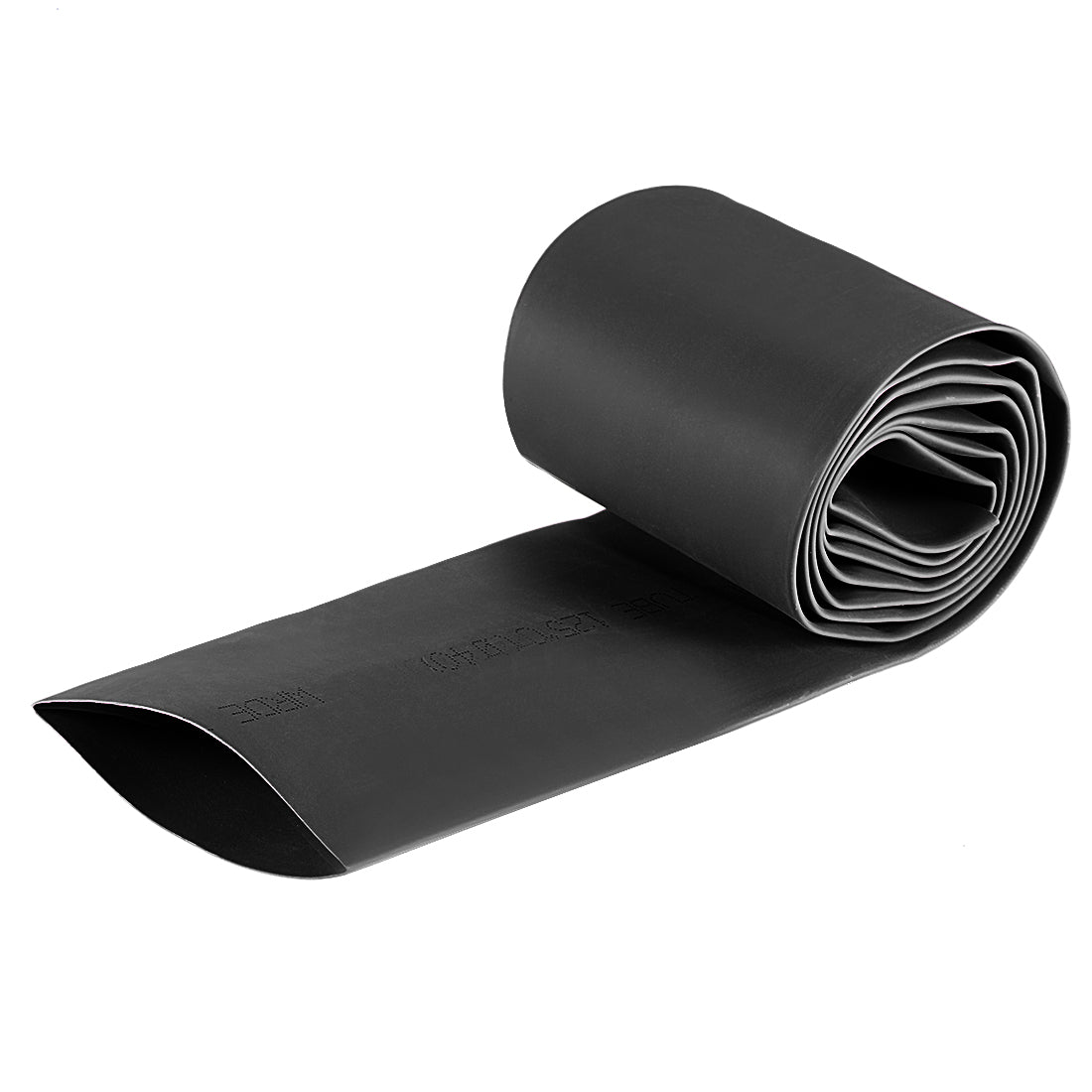 Uxcell Heat Shrink Tubing, 40mm Dia 66mm Flat Width 2:1 rate 1m - Black ...
