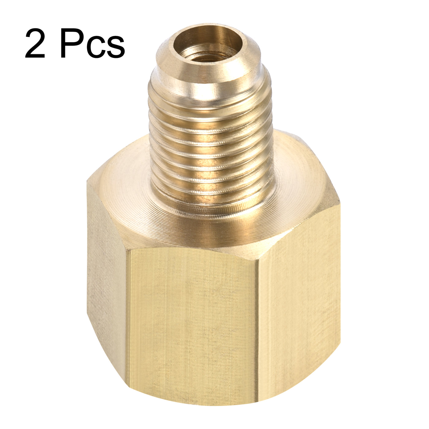 Brass Pipe Fitting, SAE Flare Male SAE Female Thread, Tubing Adapter ...