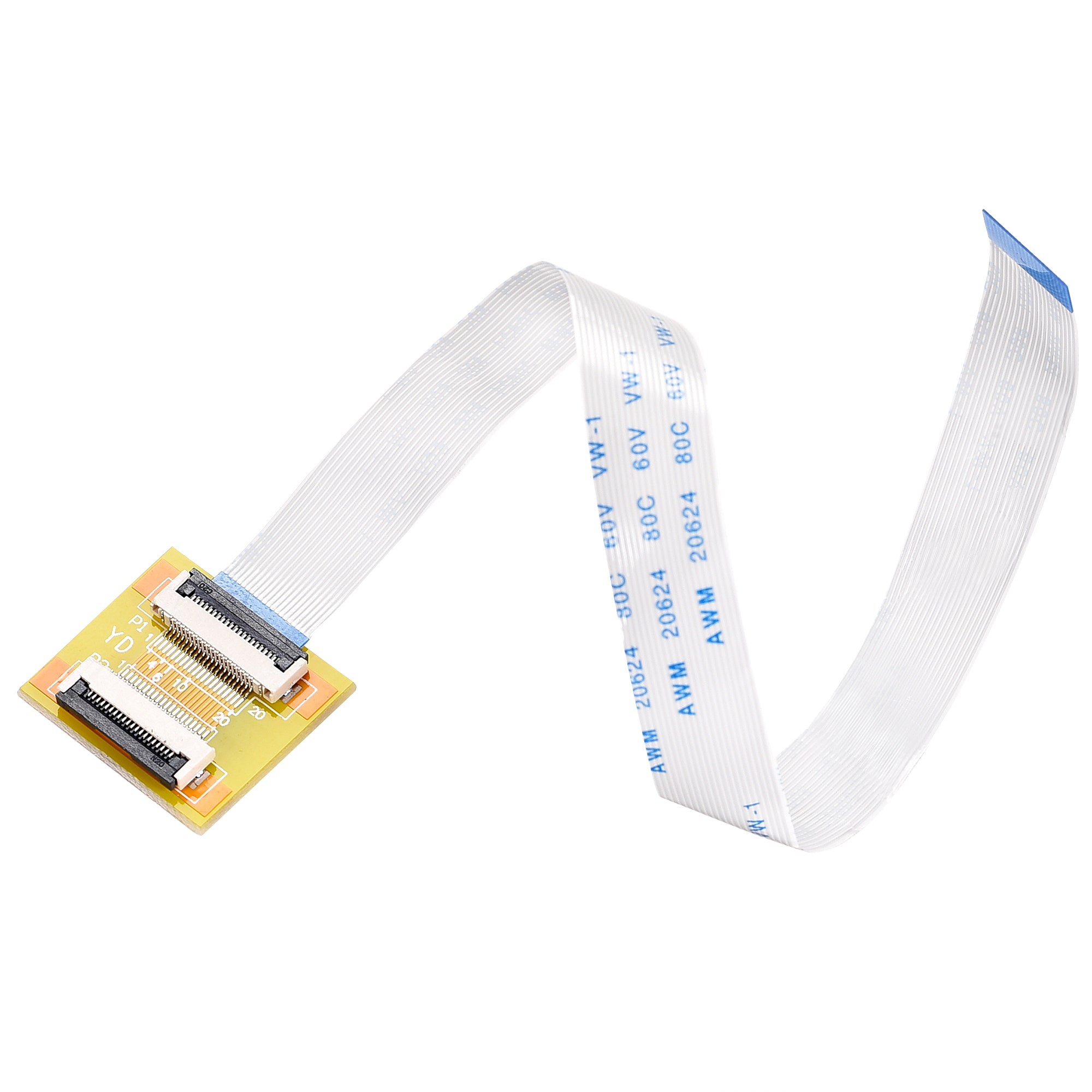 Uxcell A Type Flexible Flat Cable and Flip Up to Mount Adapter Kit,20P ...