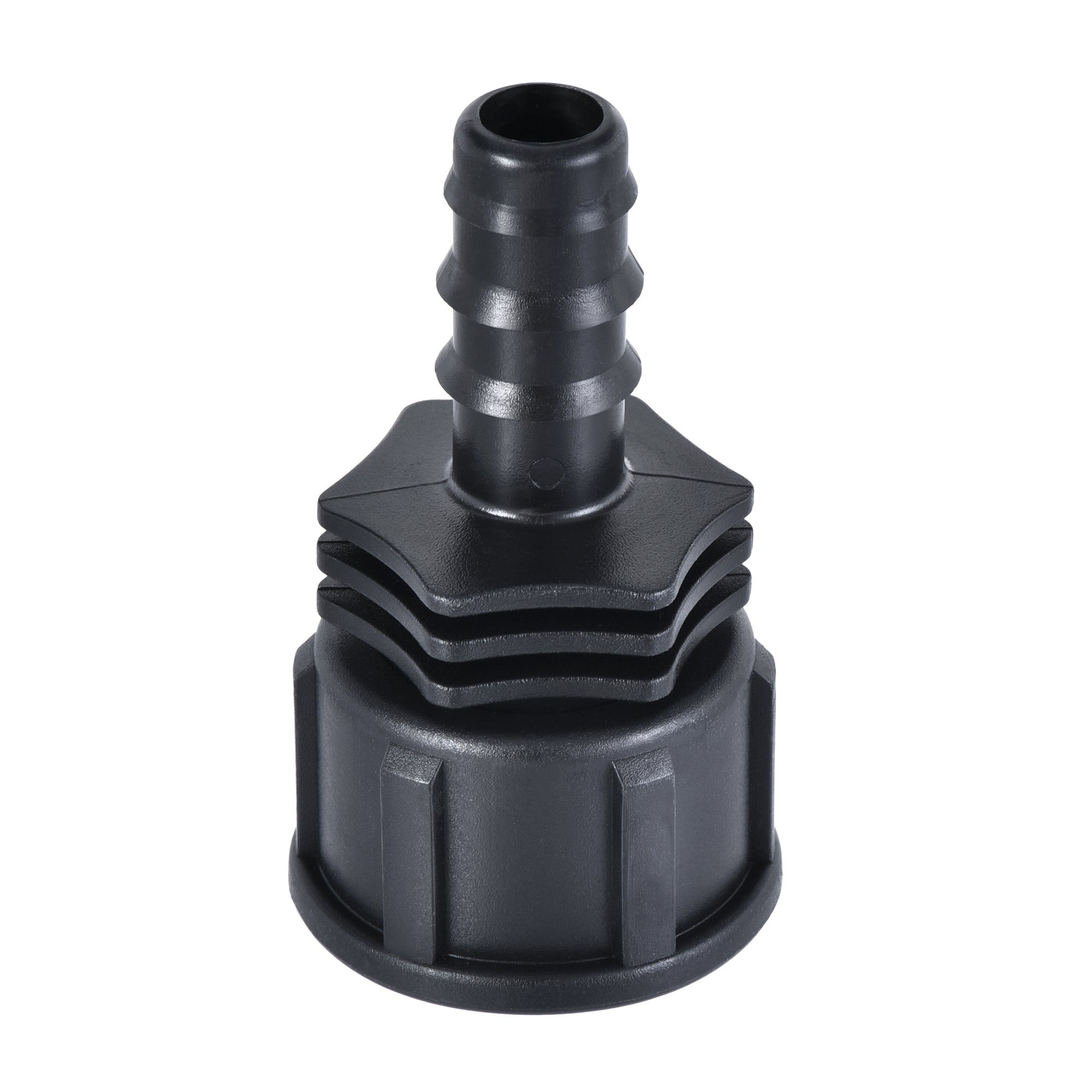 Uxcell ABS Hose Barb Fitting Coupler, 12mm Barb x G3/4 Female Thread ...