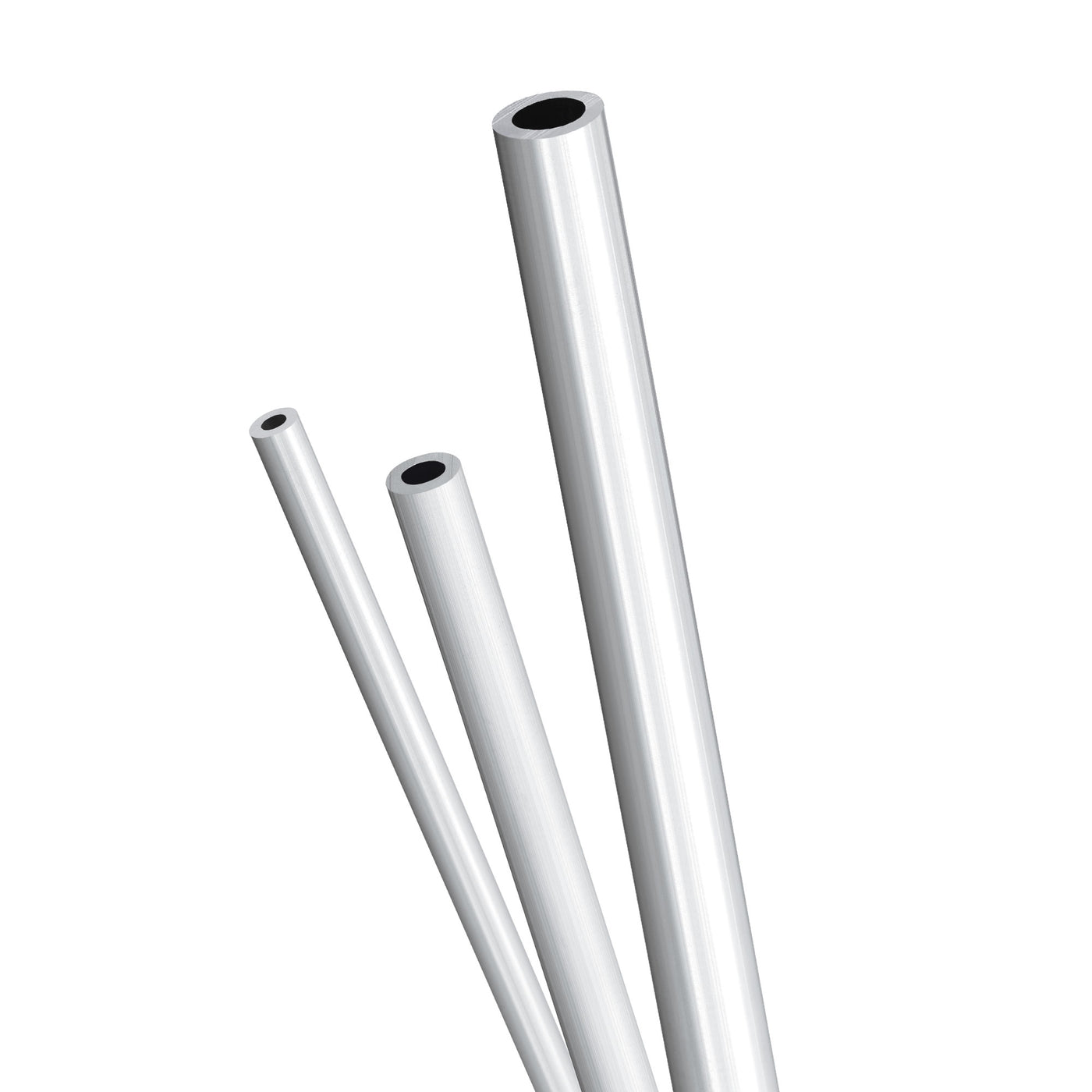 Uxcell 6063 Aluminum Tube, 4mm 5mm 6mm OD x 1mm Wall Thickness 300mm ...