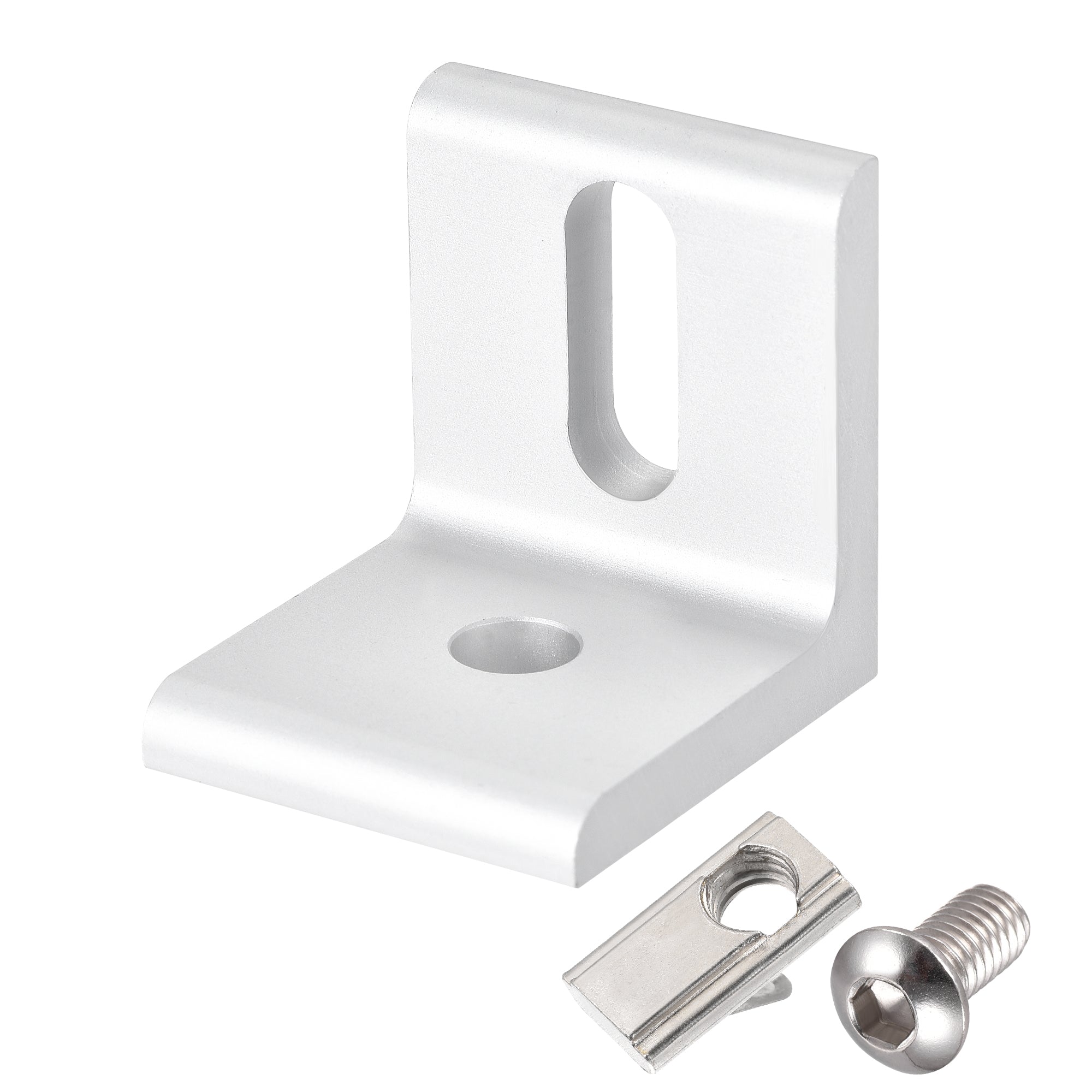 Uxcell Inside Corner Brace Angle Bracket L Shape 40mmx40mmx36mm with M8 ...