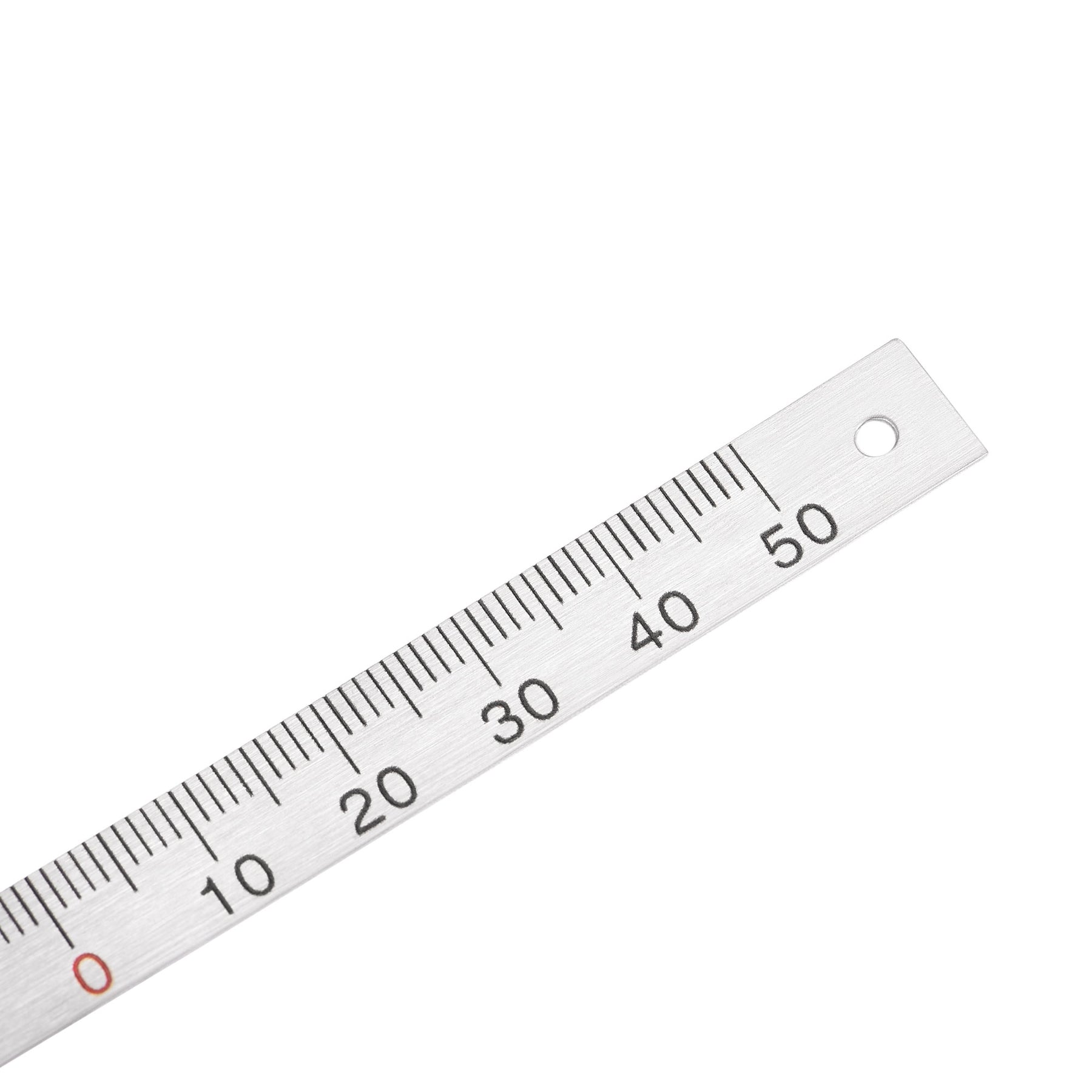 Uxcell Center Finding Ruler 50mm-0-50mm Table Sticky Adhesive Tape ...
