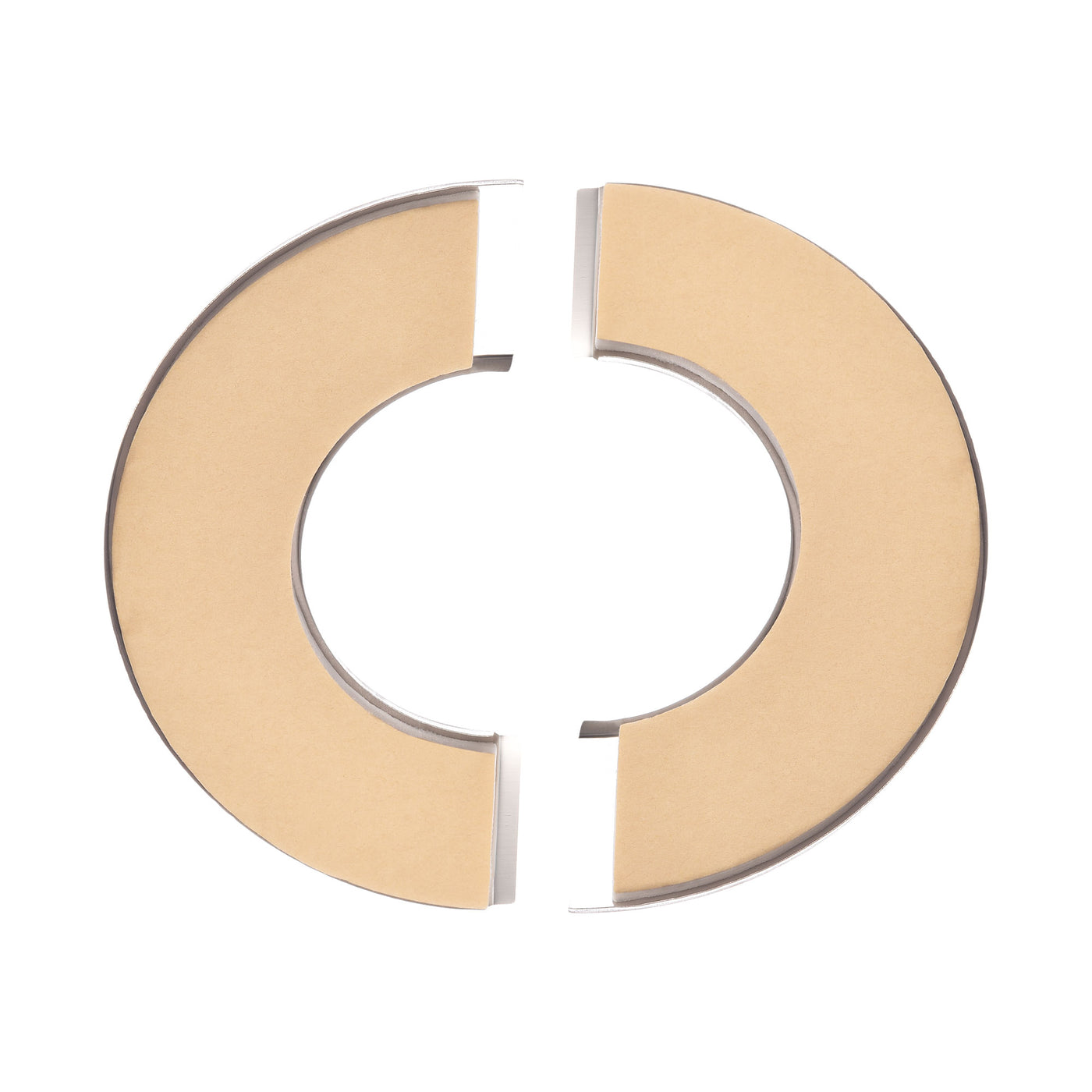 Uxcell Wall Split Flange, Stainless Steel Round Escutcheon Plate 4Pcs ...
