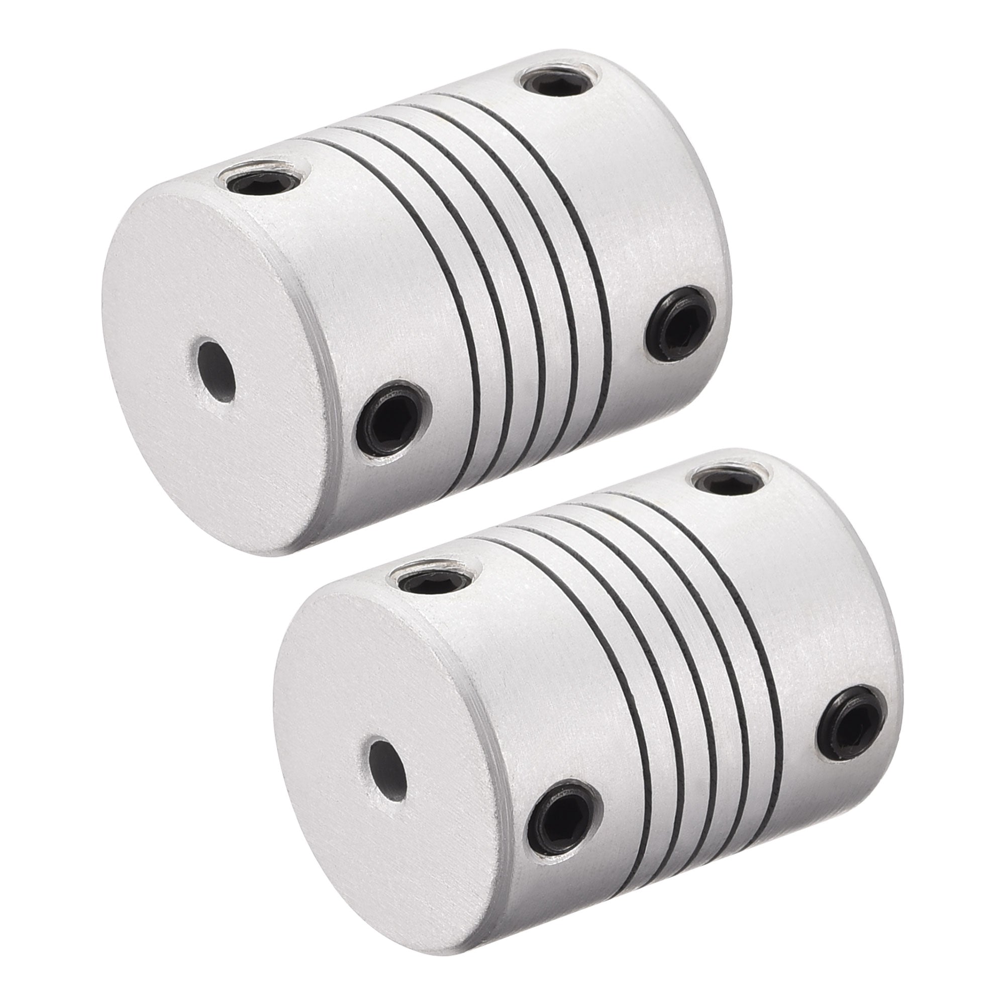 Uxcell 3mm to 4mm Aluminum Alloy Shaft Coupling Flexible Coupler ...