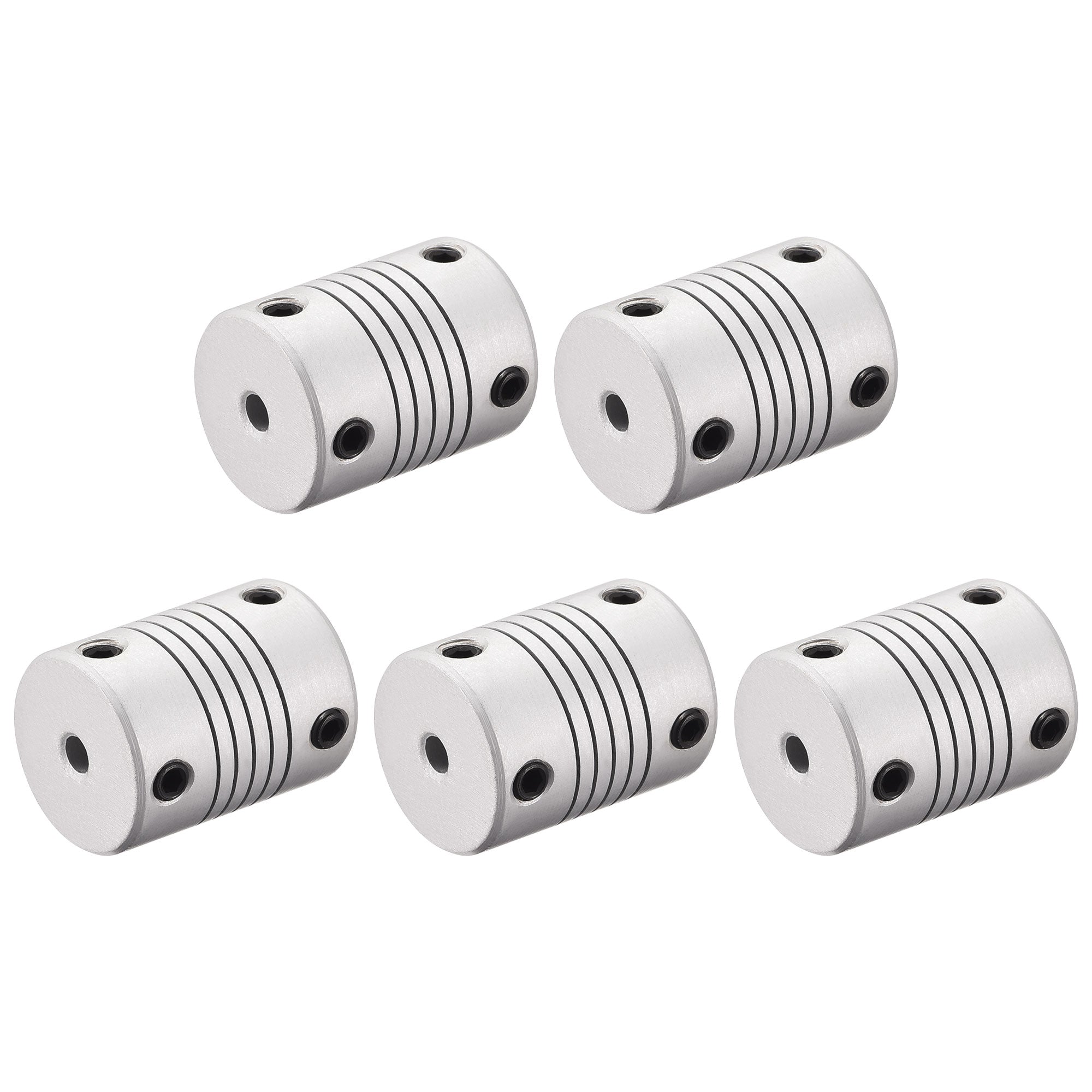 Uxcell 4mm to 8mm Aluminum Alloy Shaft Coupling Flexible Coupler ...