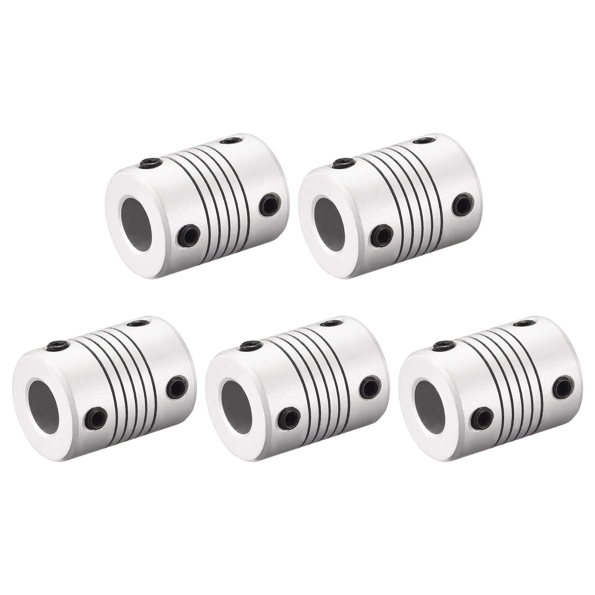 Uxcell 9mm to 9mm Aluminum Alloy Shaft Coupling Flexible Coupler ...
