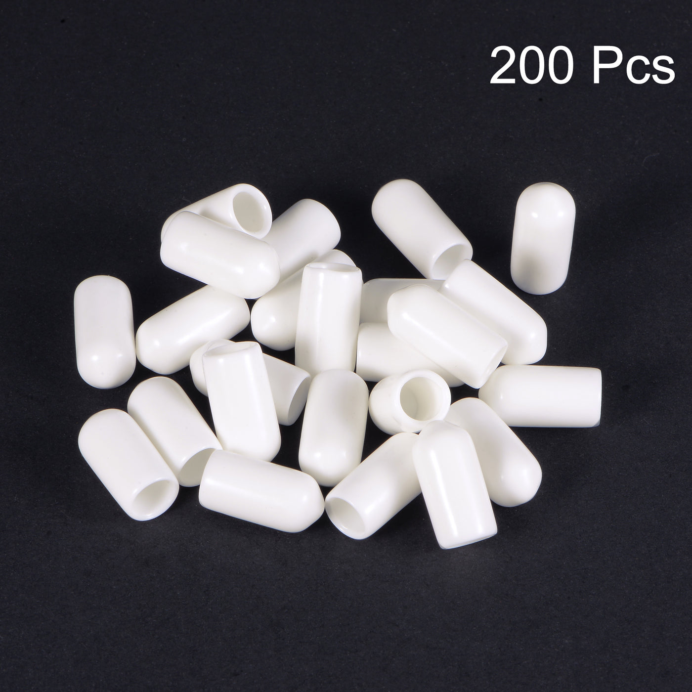 Uxcell Round Rubber End Caps Vinyl Cover Screw Thread Protectors ...
