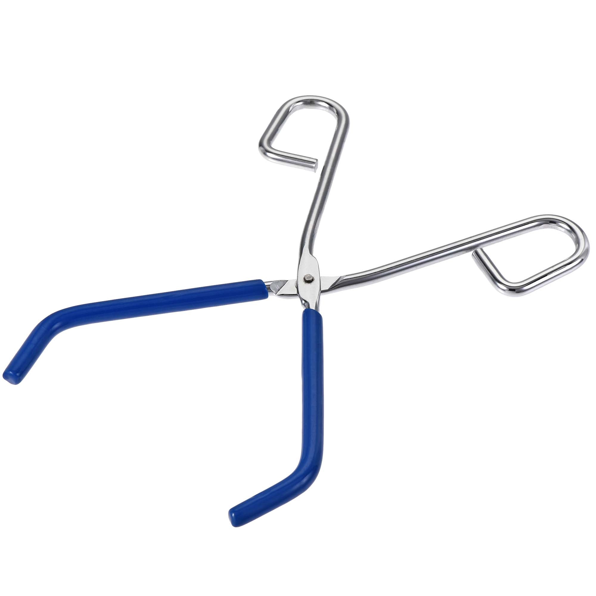 Uxcell Lab Beaker Tongs Stainless Steel Chrome Plated 10-inch Opens up ...