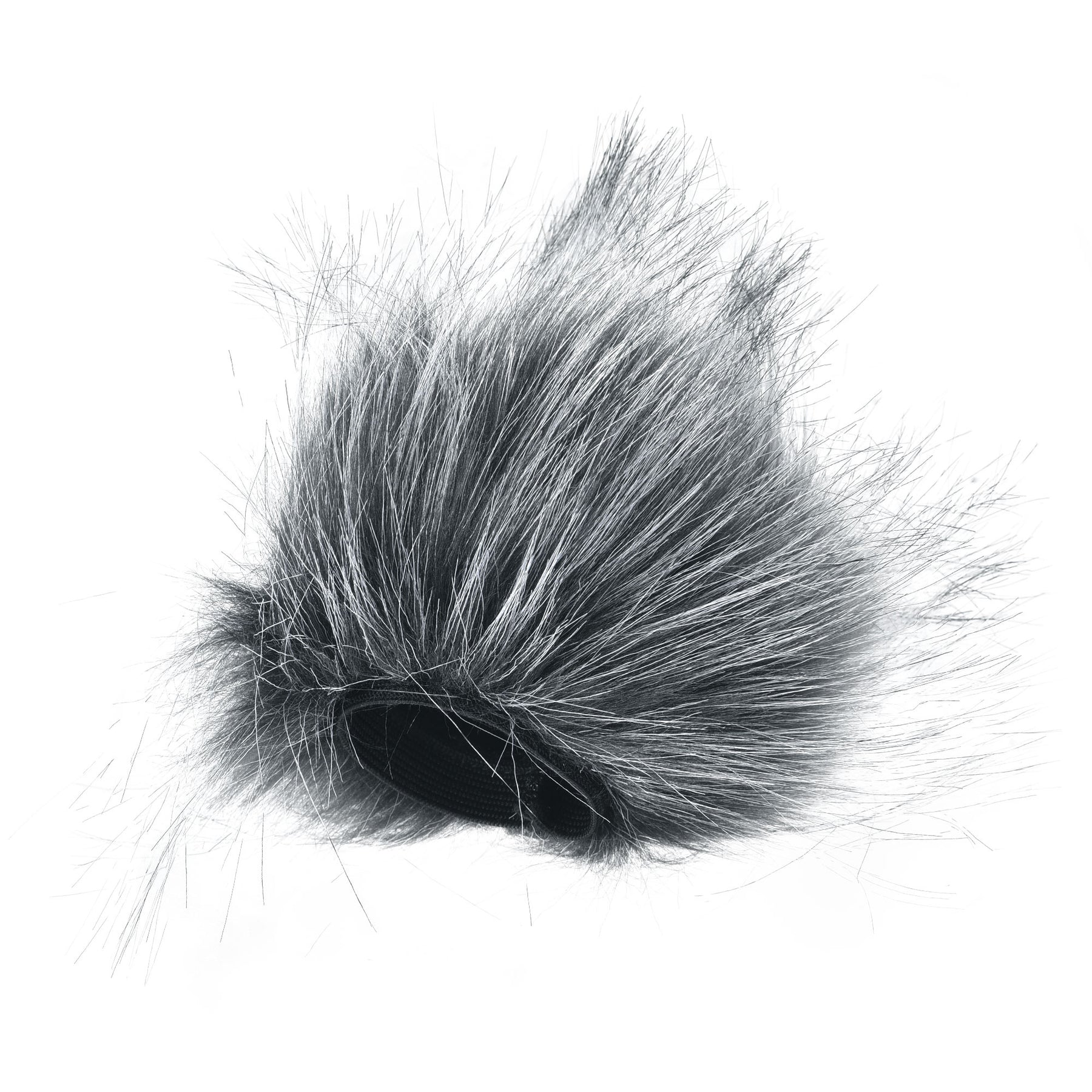 Uxcell 1Pcs Microphone Furry Windscreen Cover for Mics White and Black ...