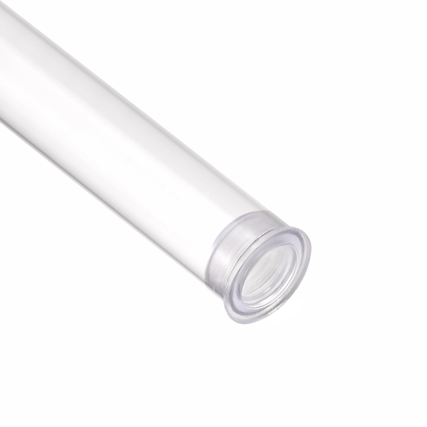 Uxcell 2pcs Polycarbonate Rigid Round Clear Tubing 10mm(0.39 Inch ...