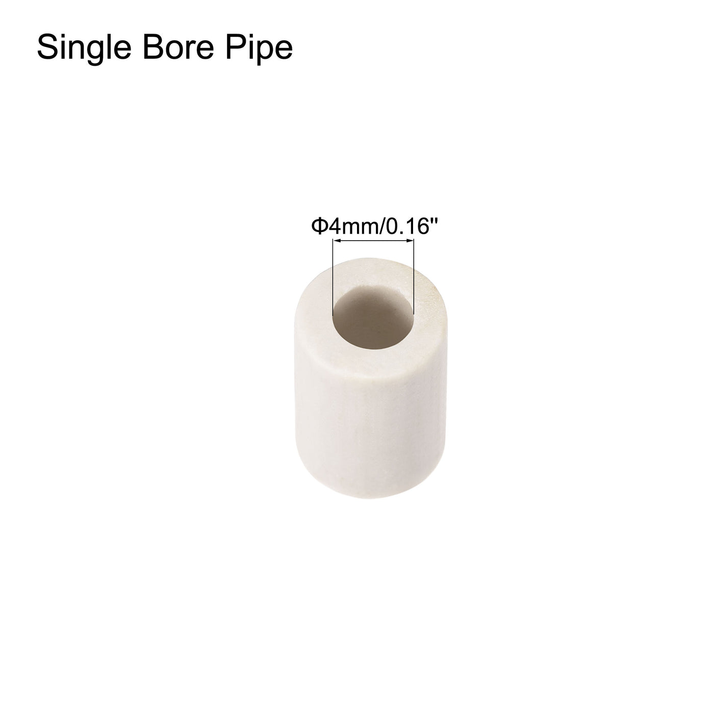 Uxcell Ceramic Tube Insulated Electronic Wire Heat Insulation ...