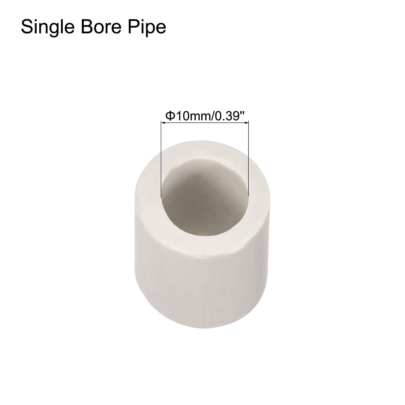 Uxcell Ceramic Tube Insulated Electronic Wire Heat Insulation ...