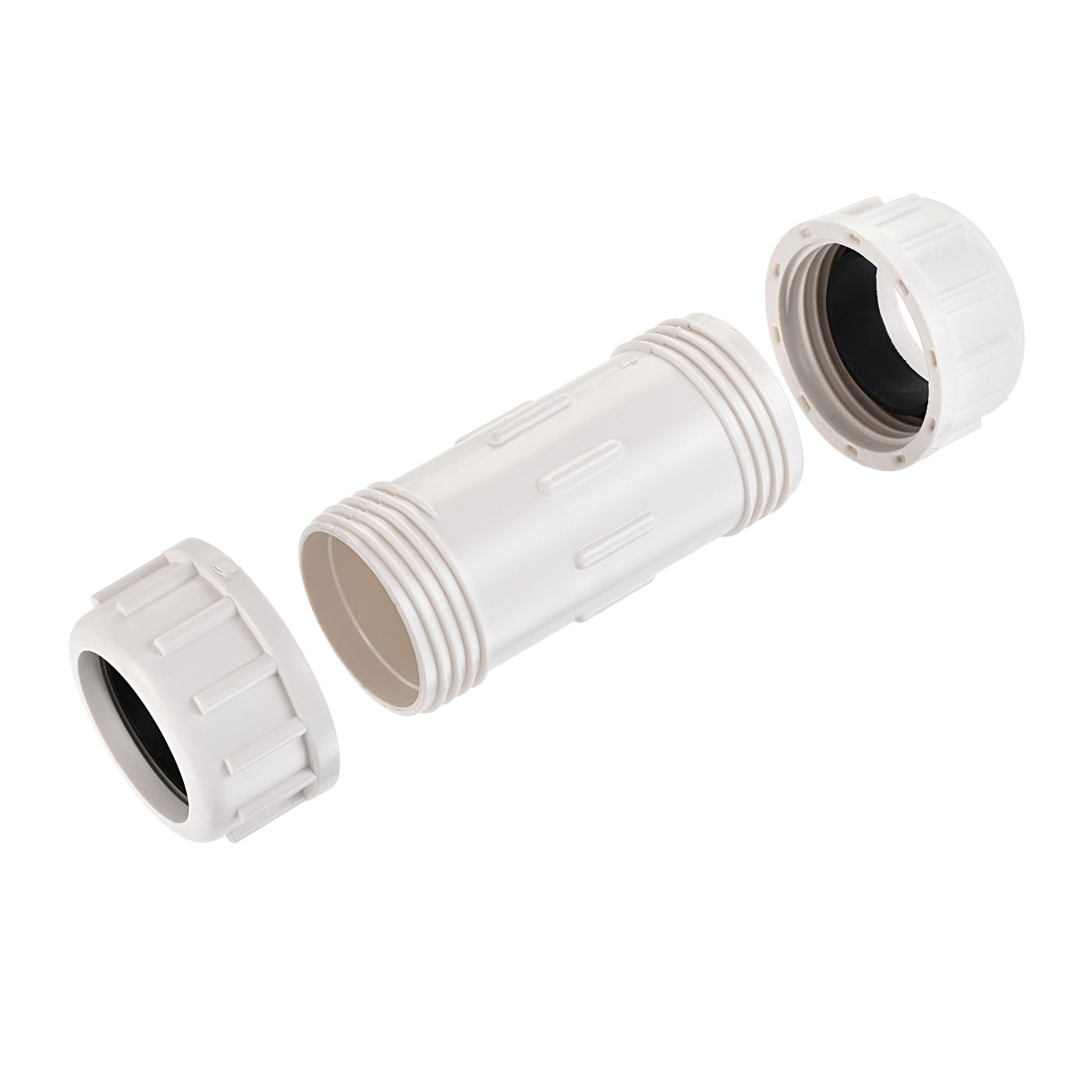 PVC Compression Plumbing Coupling Straight Pipe Fitting Extension ...