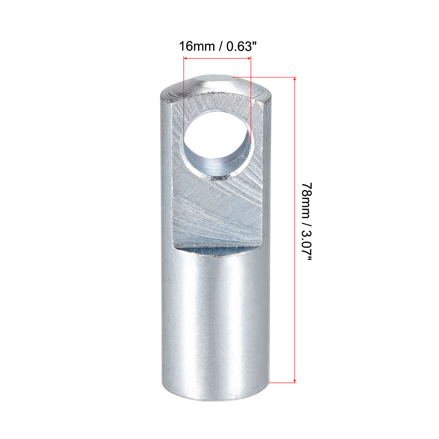 Uxcell Air Cylinder Rod Clevis End M16x1.5 Female Thread 78mm I Type ...