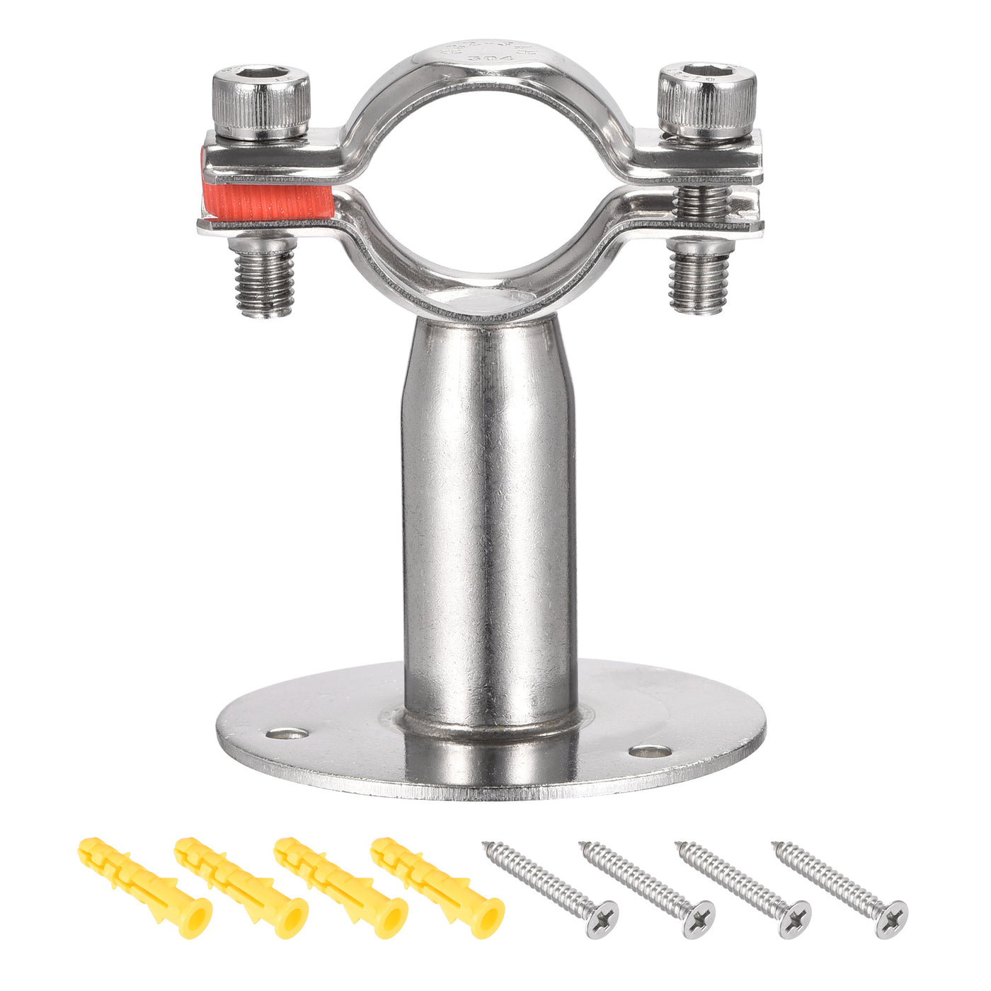Wall Mount Ceiling Mount Pipe Support, 304 Stainless Steel Adjustable ...