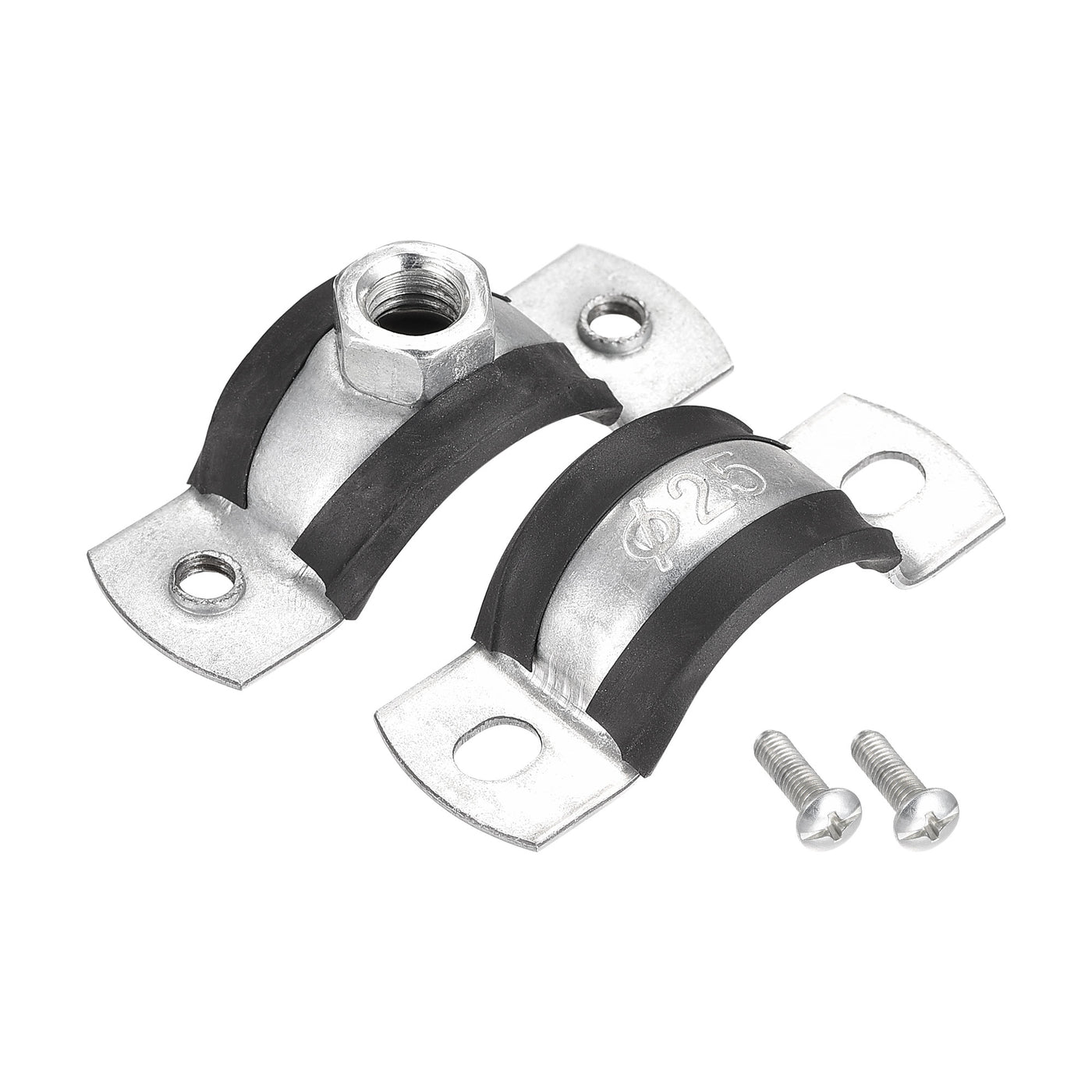 Uxcell Iron Wall Ceiling Mount Adjustable Pipe Bracket Clamp | Harfington
