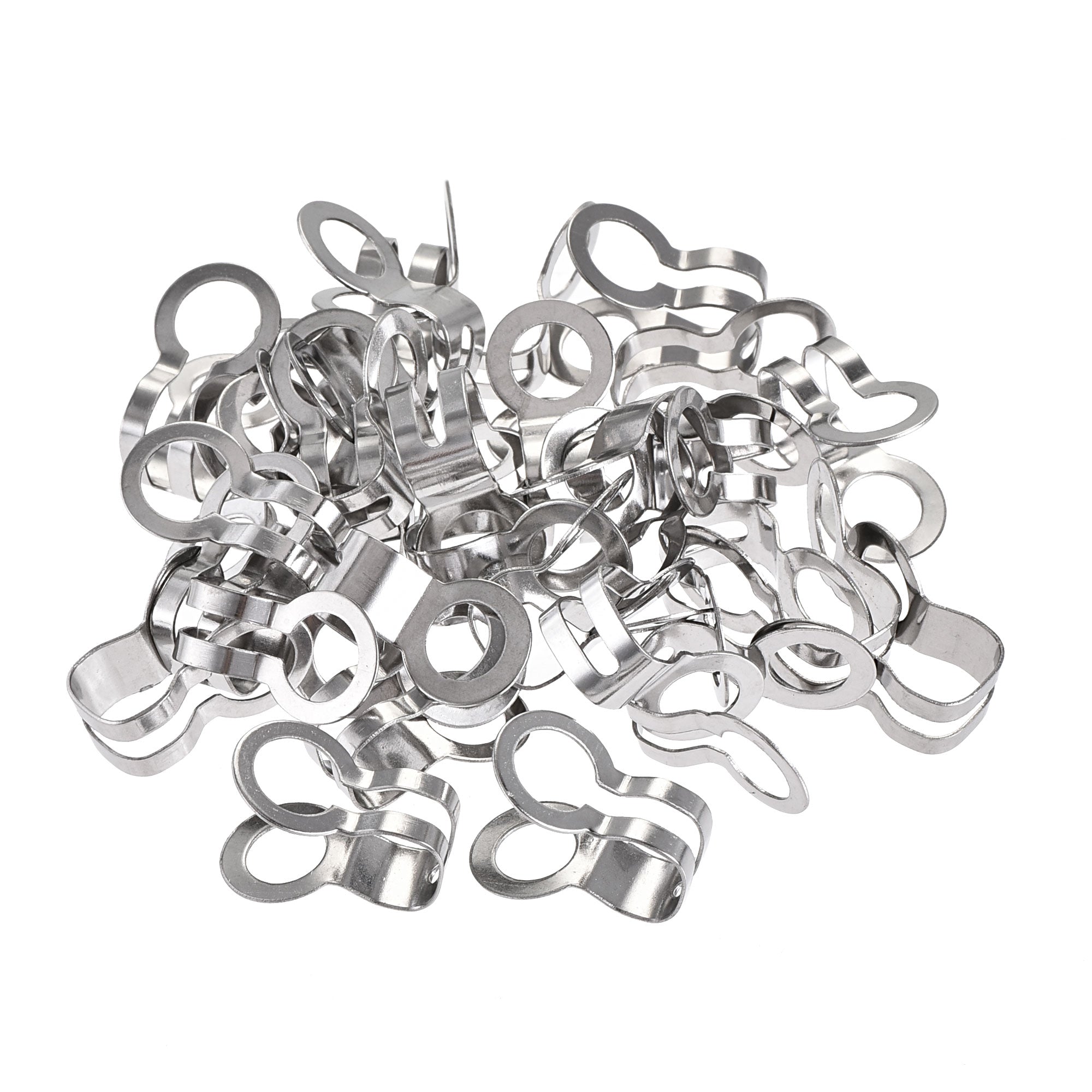 Ball Chain Connector, Double Ring Style Links Stainless Steel Loop ...