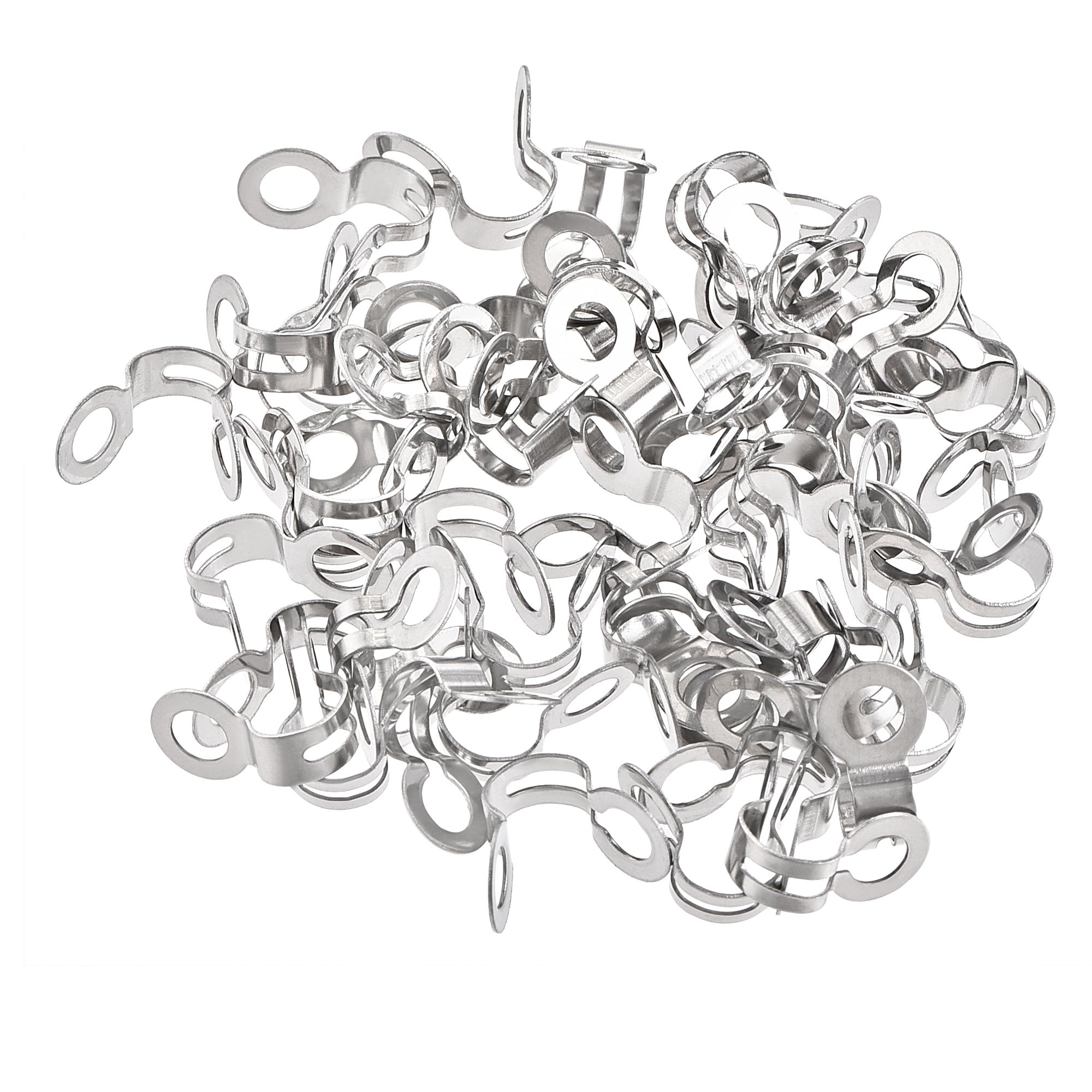 Uxcell Ball Chain Connector, 3mm 3.2mm Double Ring Style Link Stainless ...