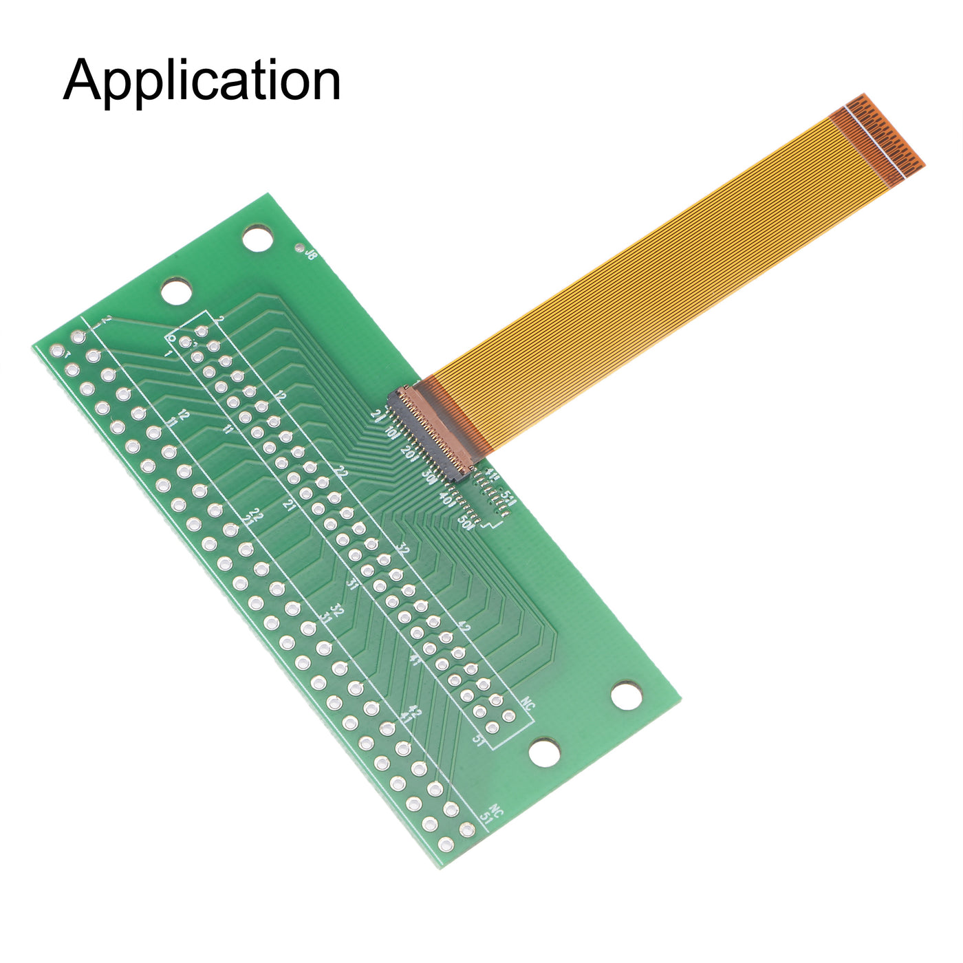 Uxcell FFC FPC Cable 0.3mm Pitch 33 Pin 60mm Flexible Flat Ribbon Cable for LCD Screen | Harfington