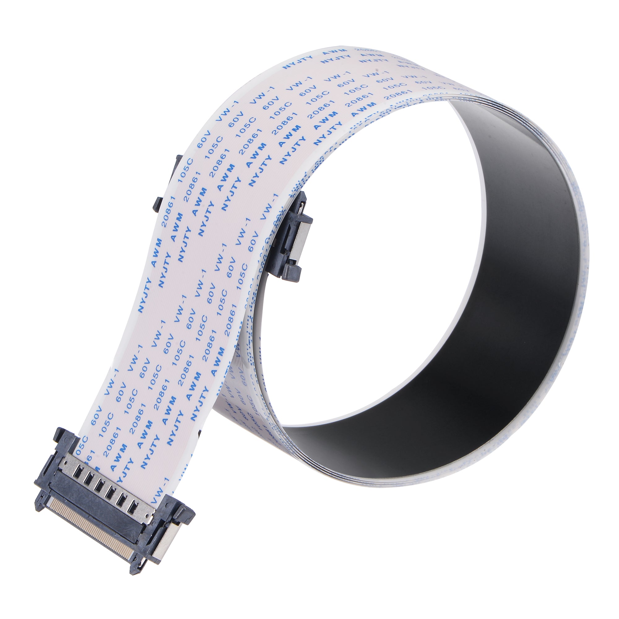 Uxcell FFC FPC Cable 0.5mm Pitch 51 Pin 1000mm Flat Ribbon Cable for ...