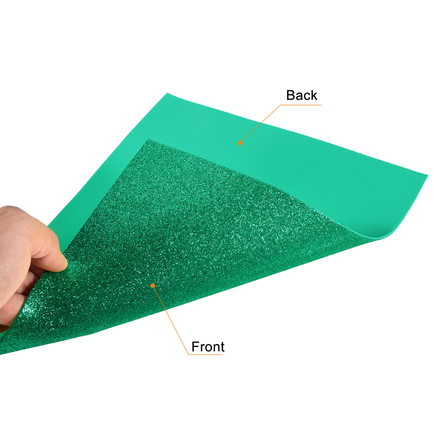 Glitter EVA Foam Sheets Thick No Back Adhesive for Crafts DIY | Harfington