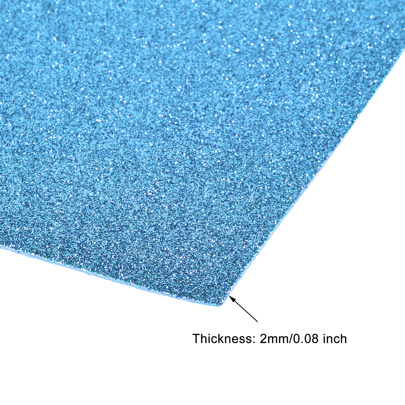Glitter EVA Foam Sheets Thick No Back Adhesive for Crafts DIY | Harfington