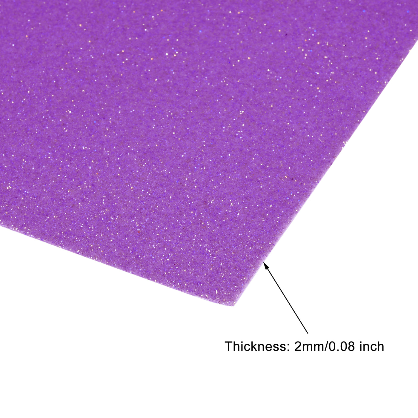 Glitter EVA Foam Sheets Thick No Back Adhesive for Crafts DIY | Harfington