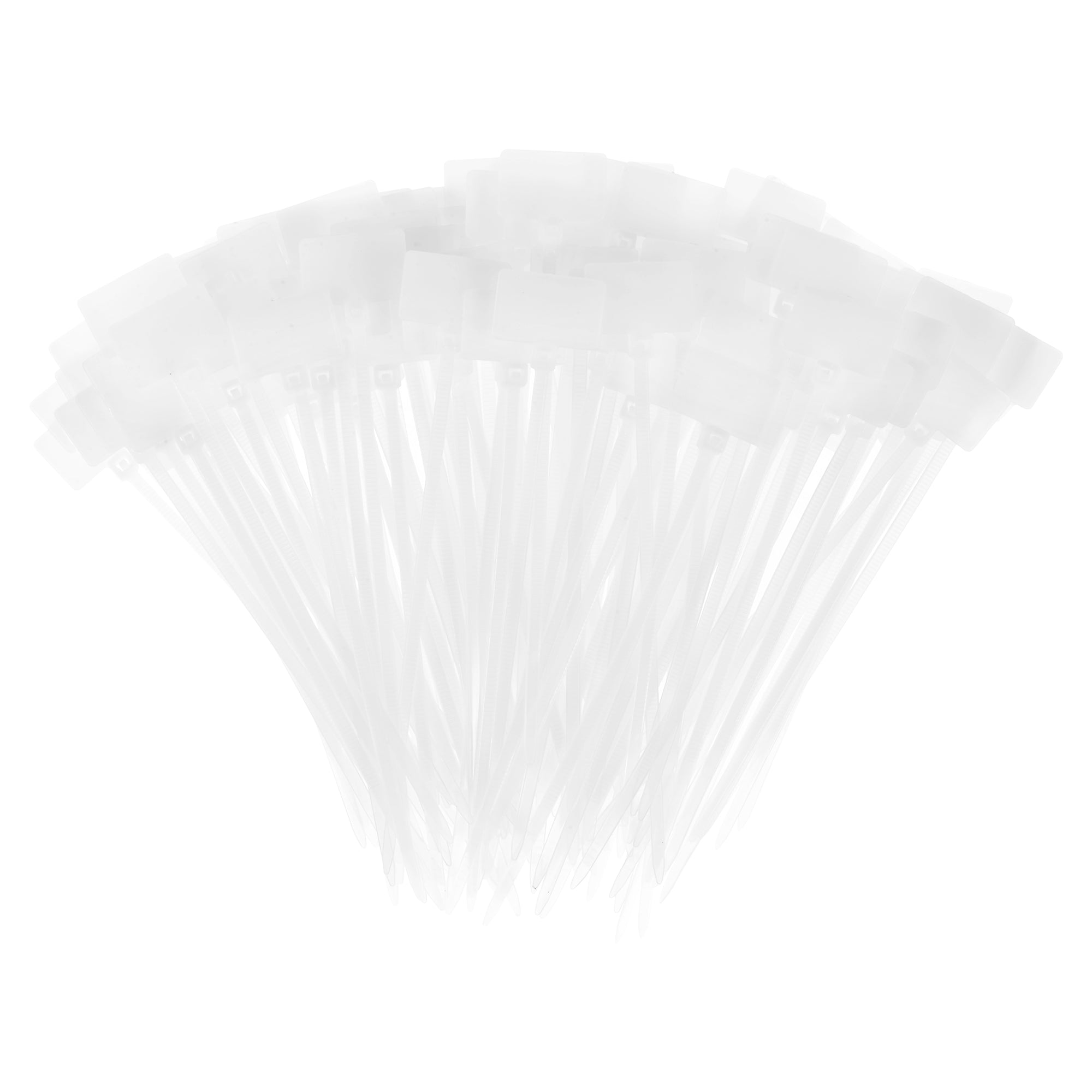 Uxcell 300pcs Nylon Cable Ties Tags Label Marker Self-Locking for ...