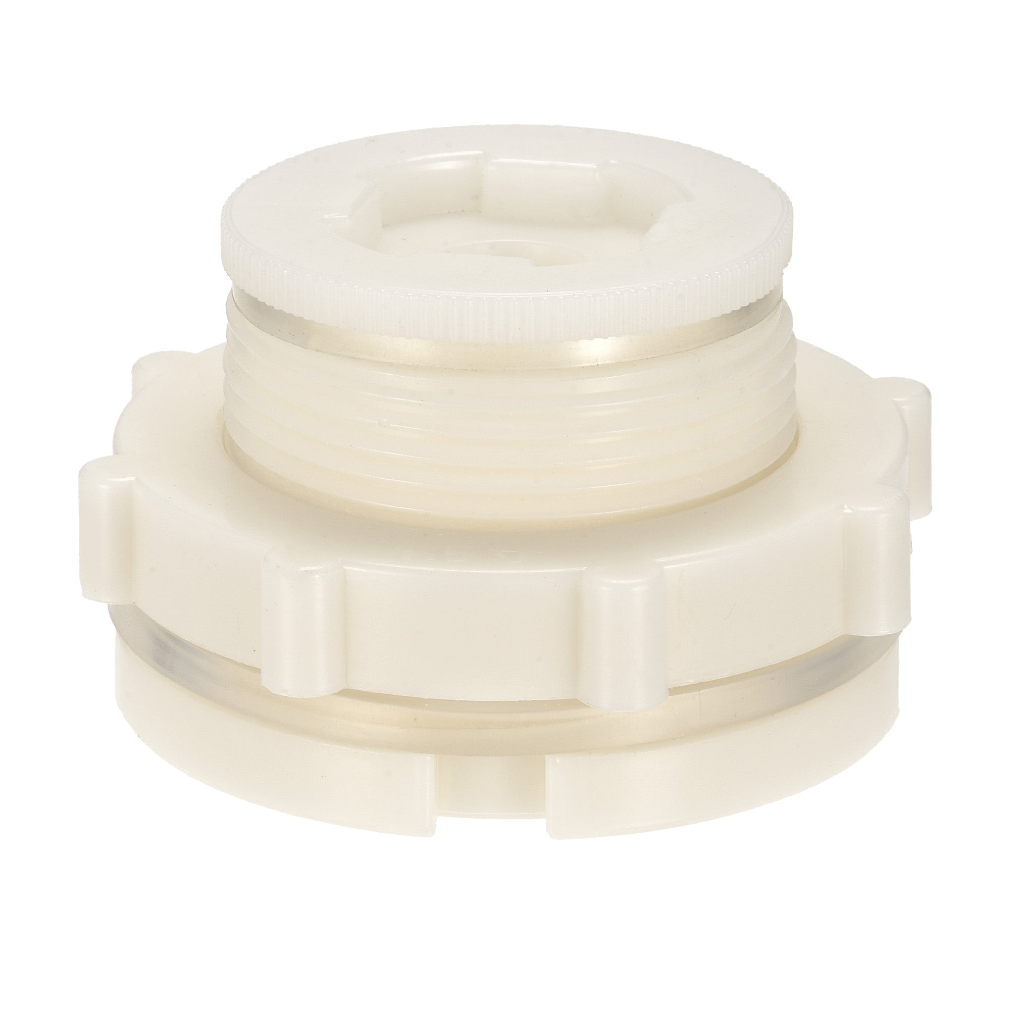 Uxcell ABS Bulkhead Tank Adapter with PVC Plug Fitting G1-1/2 Thread ...