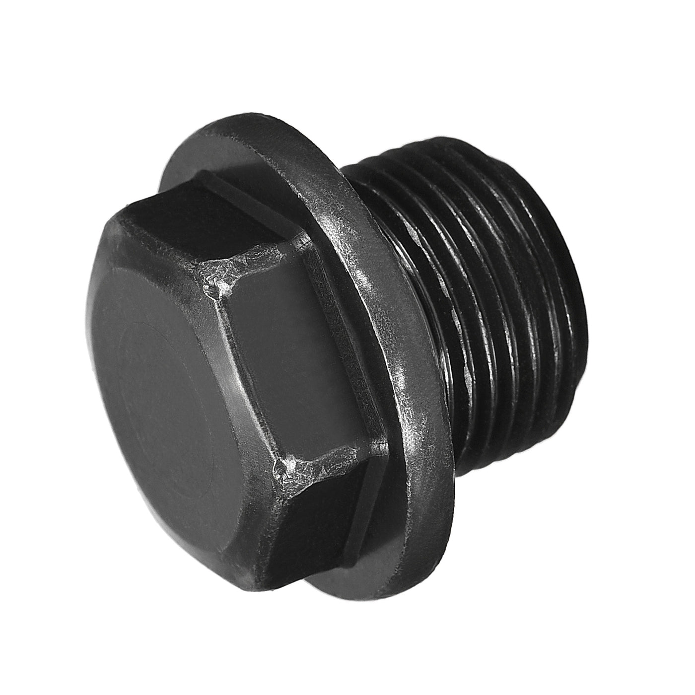 Uxcell Outer Hex Head Socket Pipe Fitting Plug M33x2 Male Thread Carbon ...