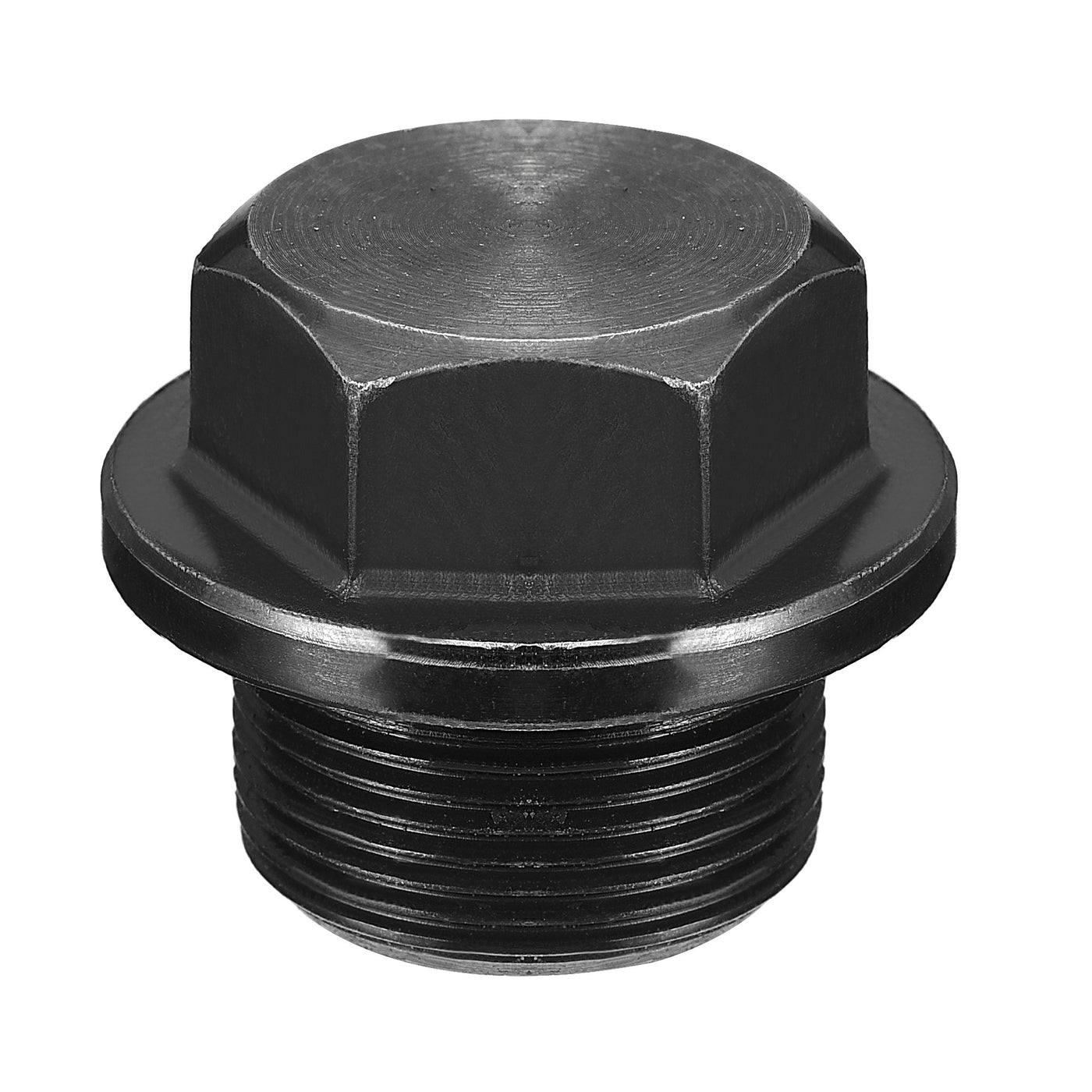 Uxcell Outer Hex Head Socket Pipe Fitting Plug M33x2 Male Thread Carbon ...