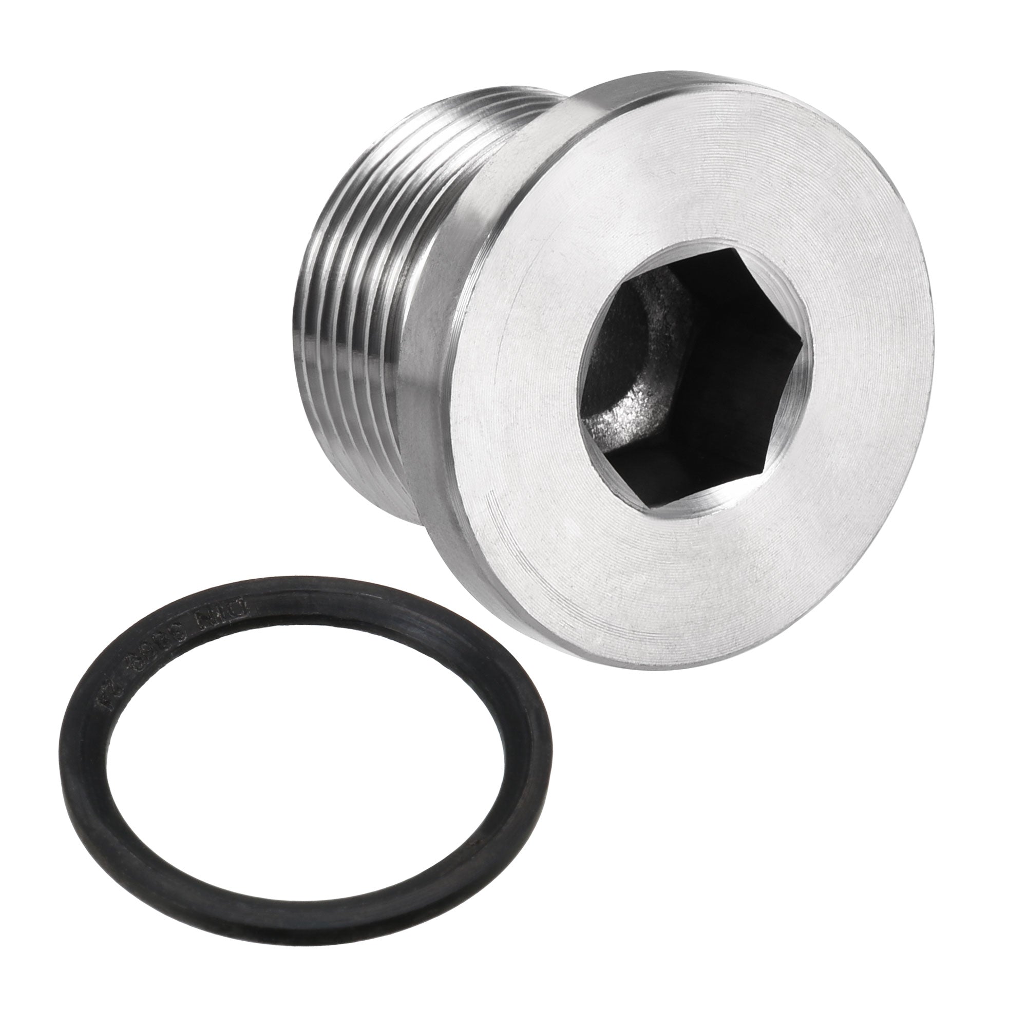 Uxcell Stainless Steel Inner Hex Head Pipe Plug with Seal Ring | Harfington