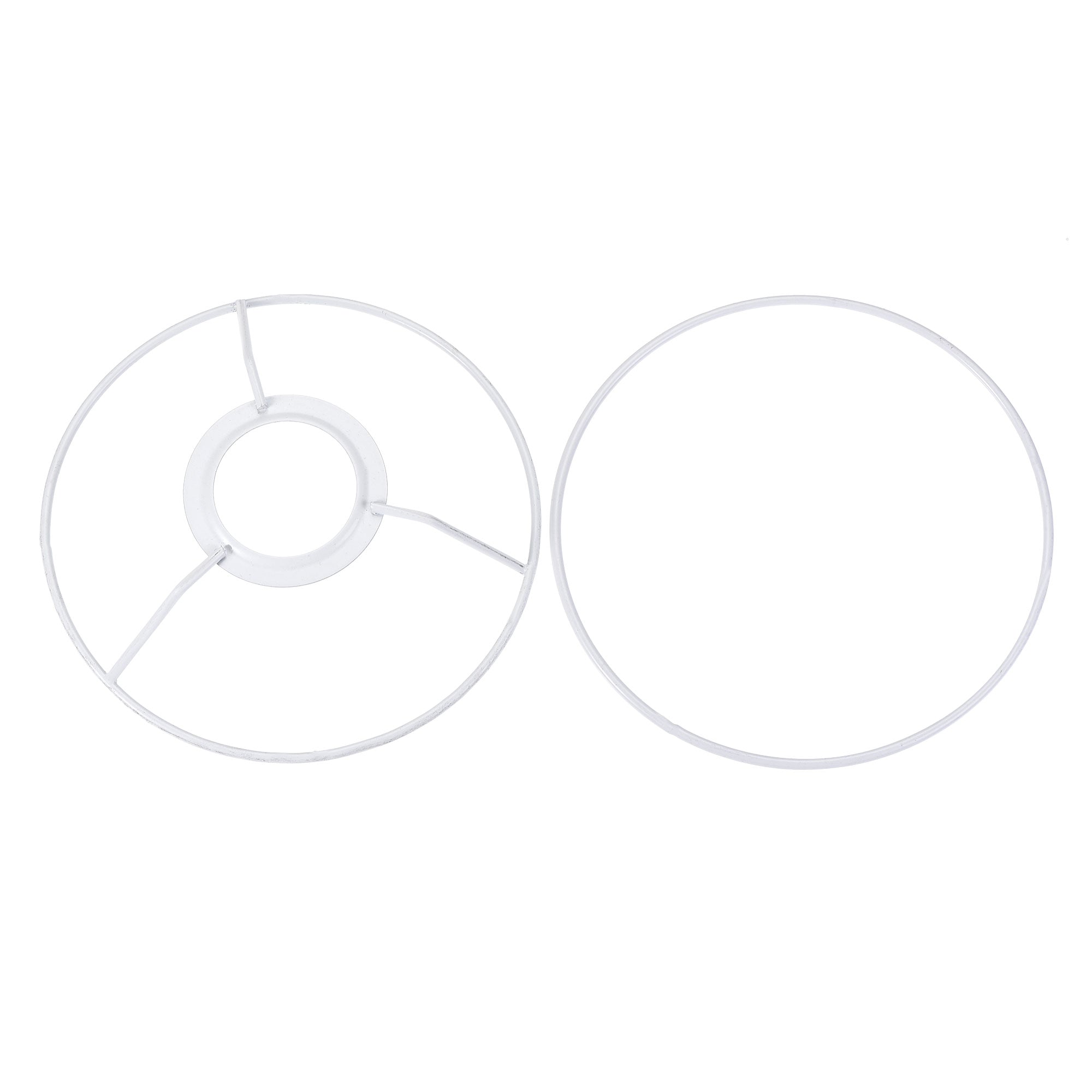 Uxcell Lamp Shade Ring, 150mm Dia. Lampshade Holder Frame Ring for E26 ...