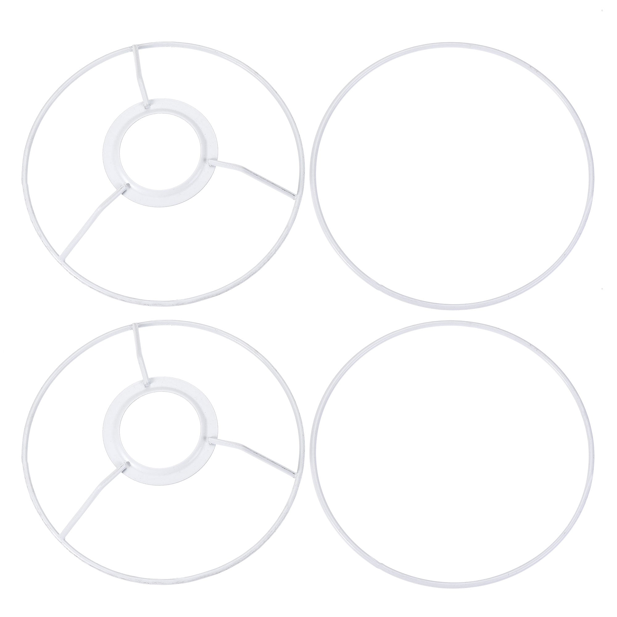 Uxcell Lamp Shade Ring, 150mm Dia. Lampshade Holder Frame Ring for E26 ...