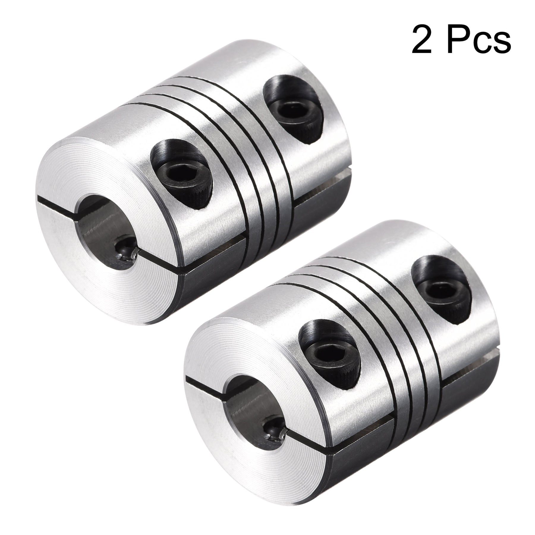 Uxcell 2PCS Motor Shaft 8mm to 8mm Helical Beam Coupler Coupling 25mm ...