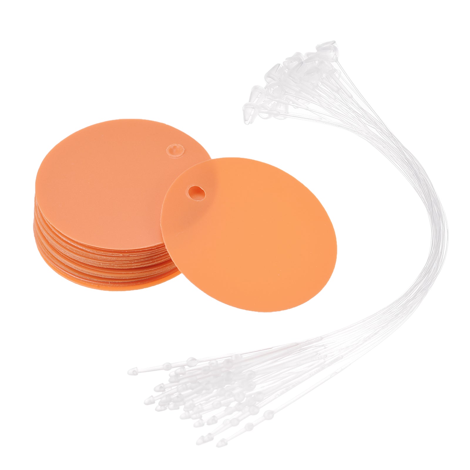 Round Plastic Tags Tear Proof Waterproof Price Tags W Tie | Harfington